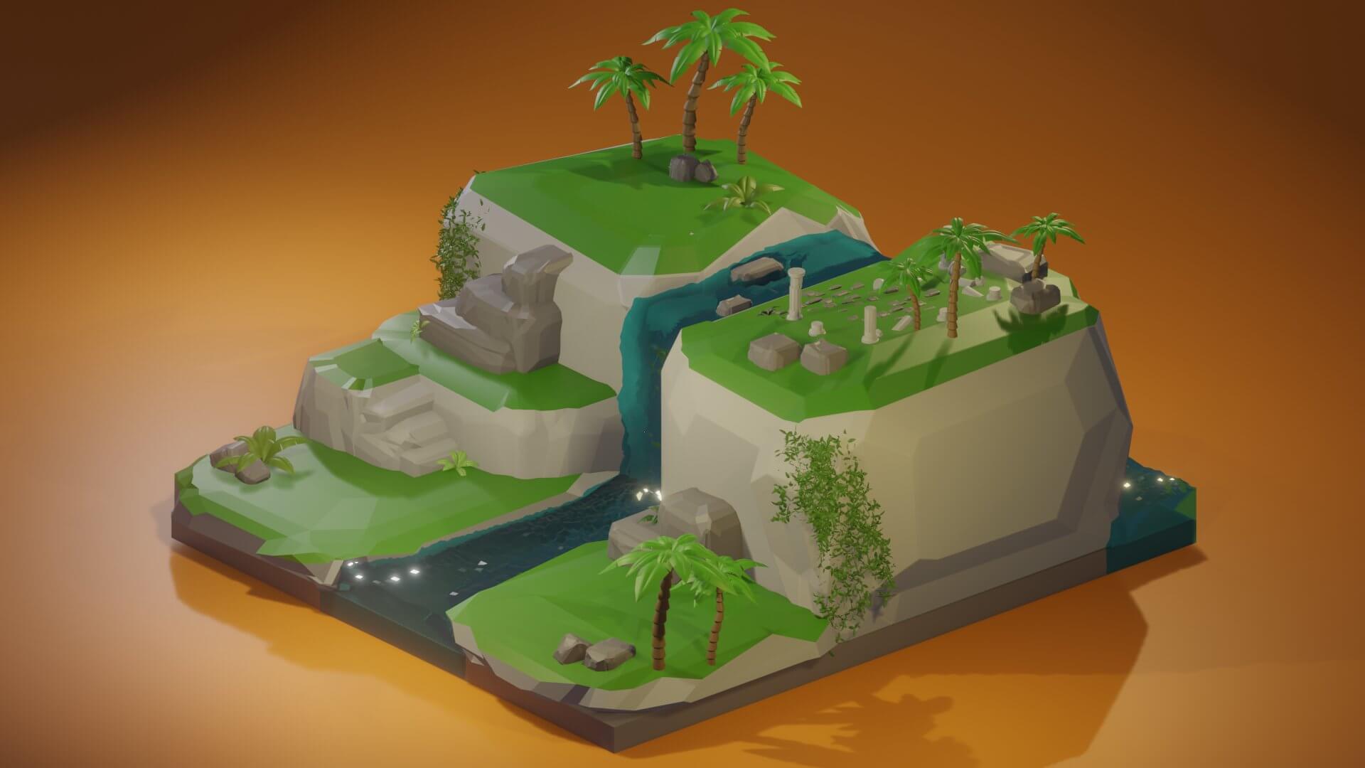 Ancient City - 3D Model by Gizem Dilara Tek