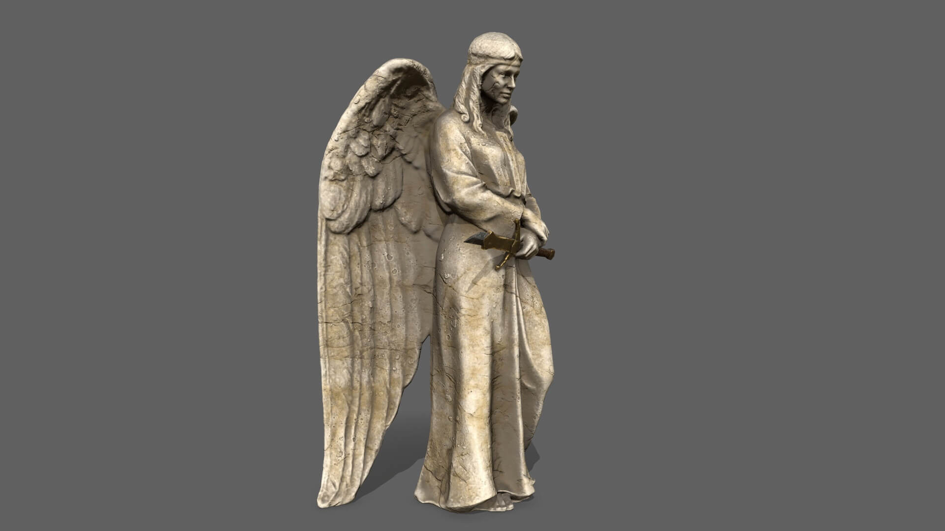 Angel - 3D Model by Gizem Dilara Tek