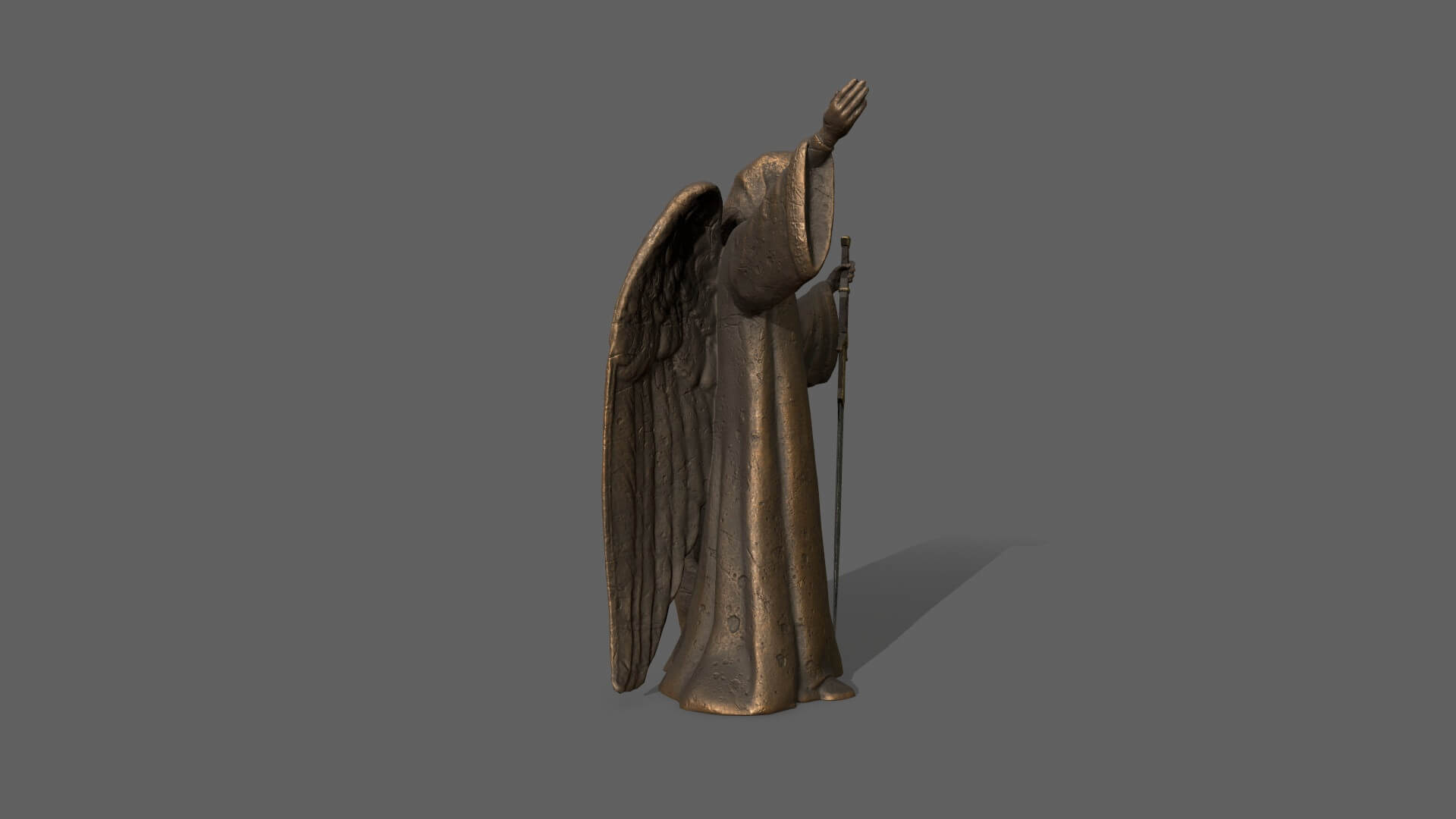 Angel Statue - 3D Model by Gizem Dilara Tek
