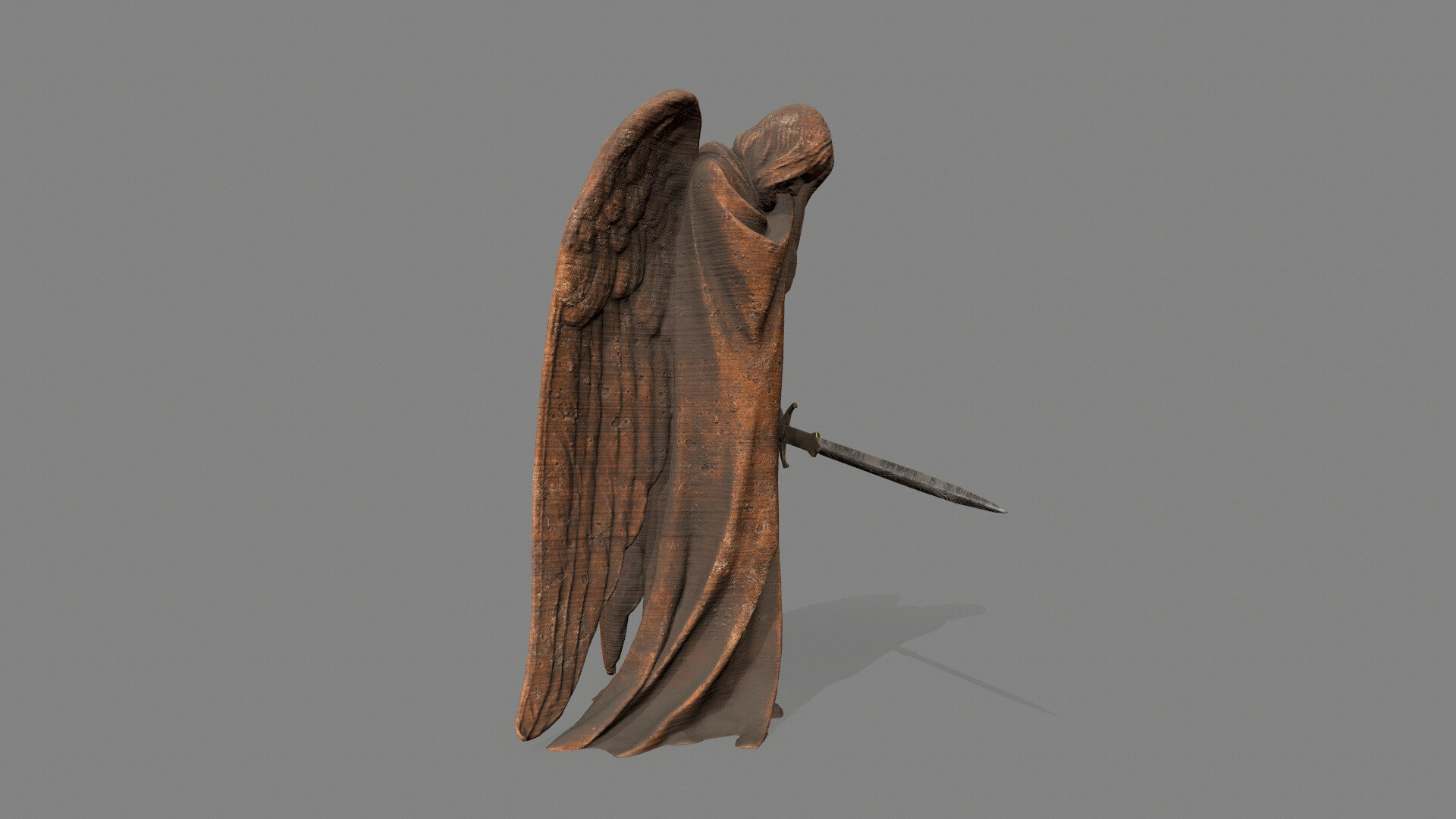 Angel Statue - 3D Model by Gizem Dilara Tek