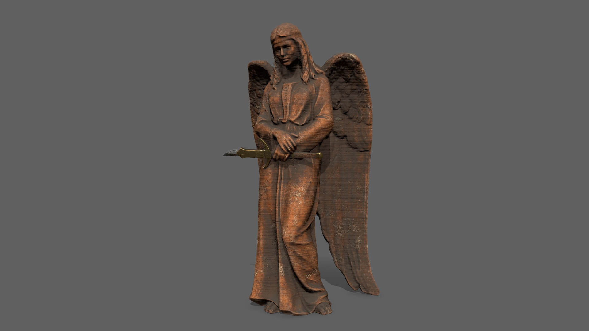 Angel Statue - 3D Model by Gizem Dilara Tek