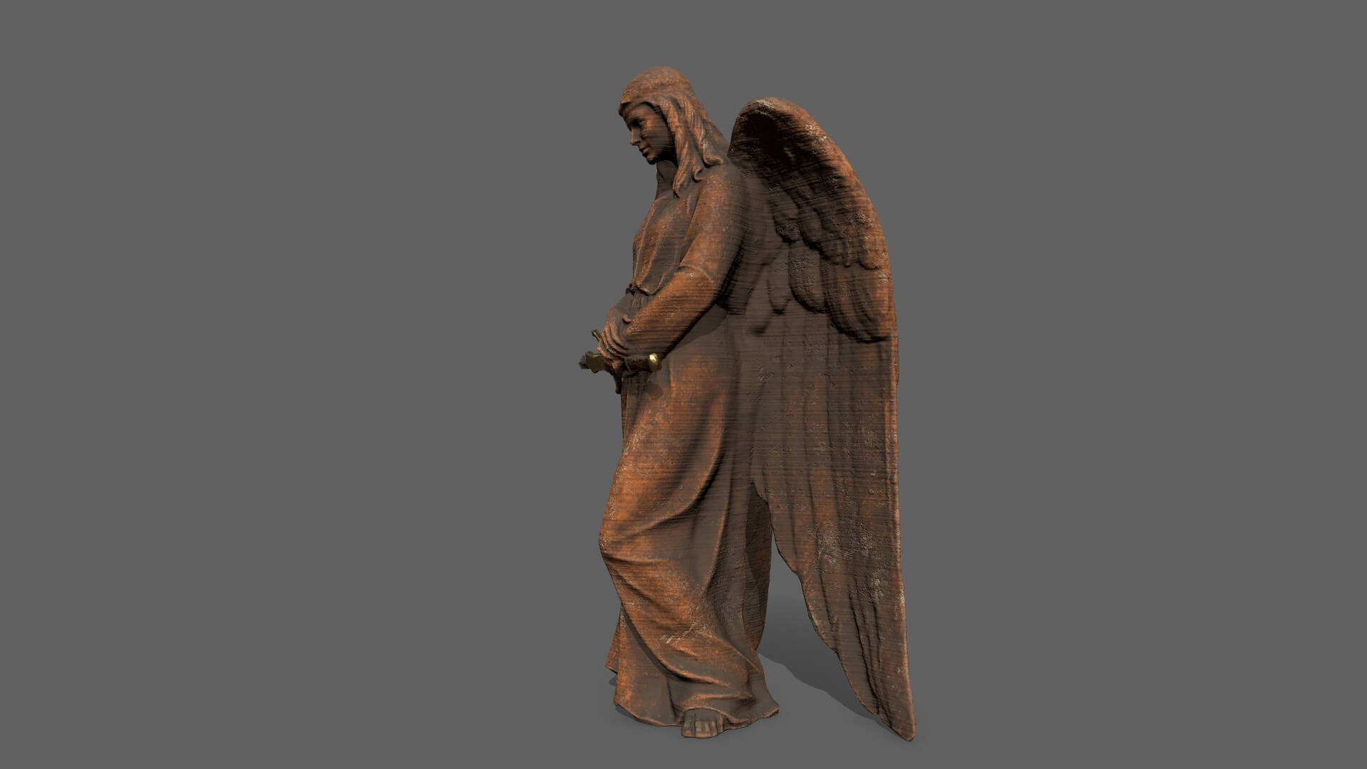Angel Statue - 3D Model by Gizem Dilara Tek