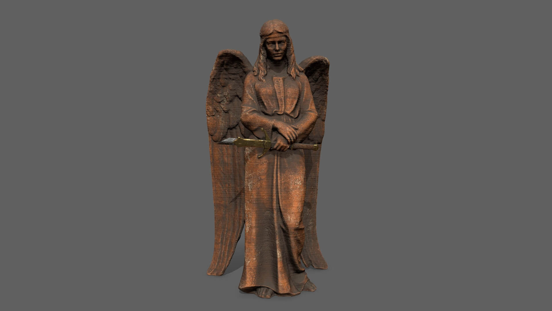 Angel Statue - 3D Model by Gizem Dilara Tek