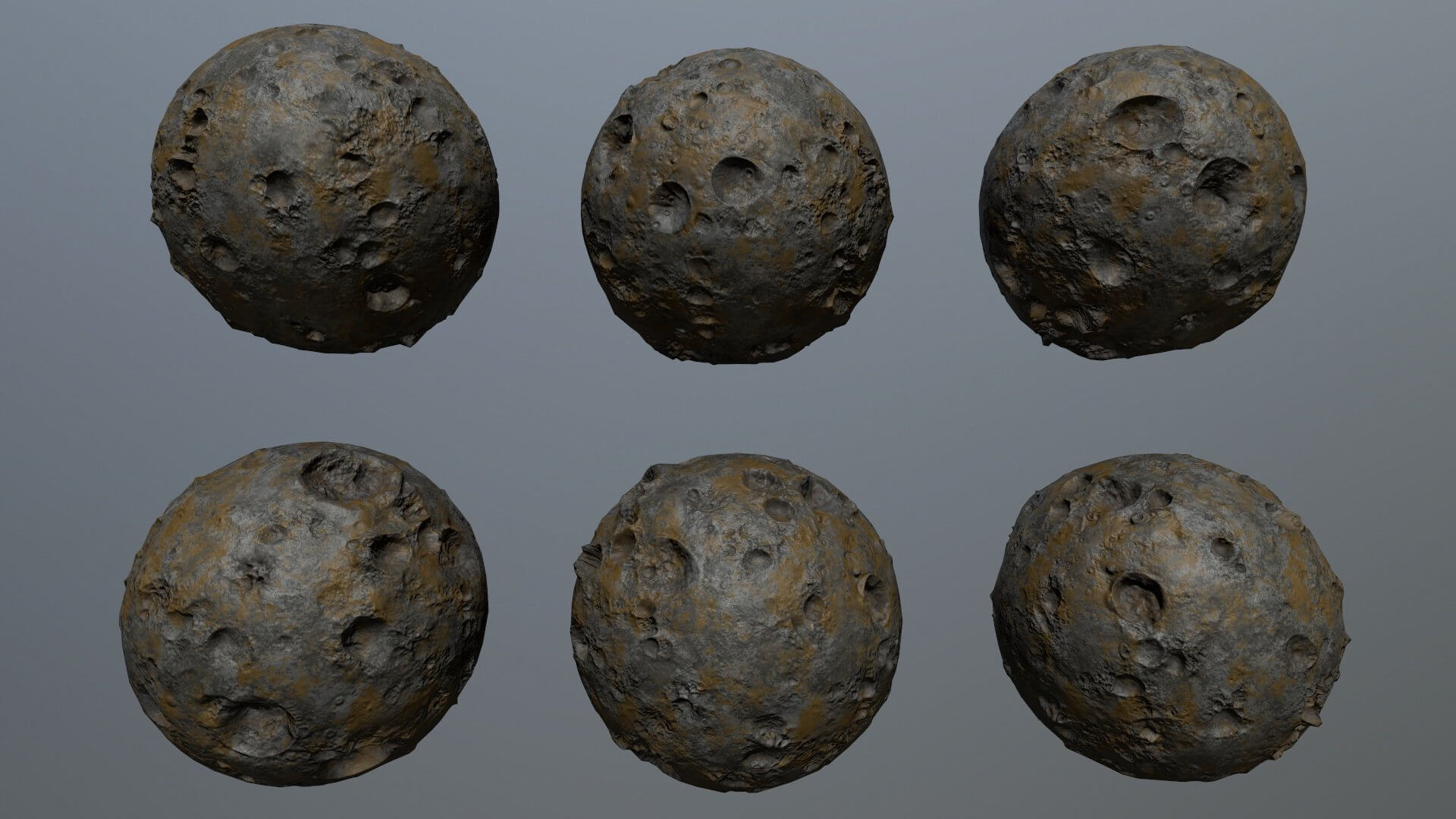 Asteroid Set - 3D Model by Gizem Dilara Tek