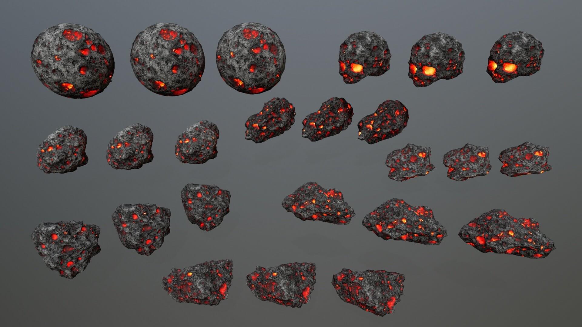 Asteroid Sprite Sheet