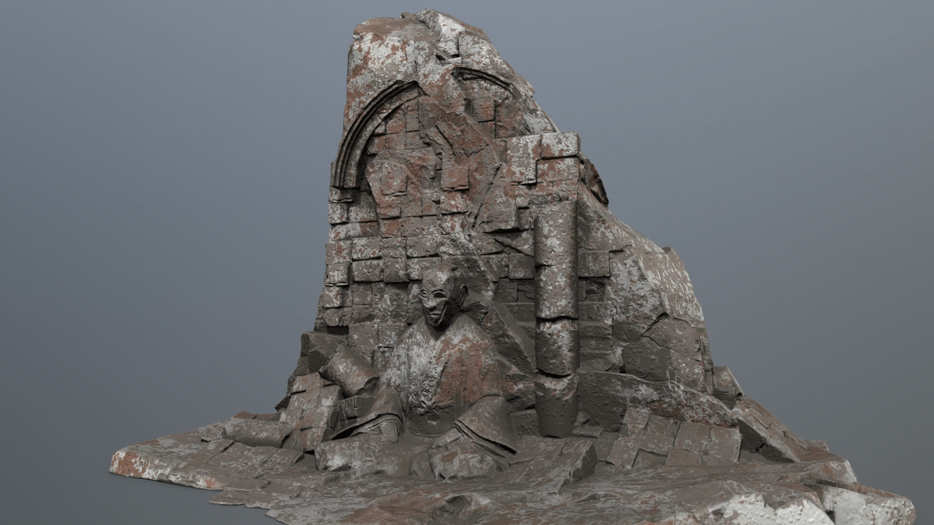 Buddha Rock - 3D Model by Gizem Dilara Tek