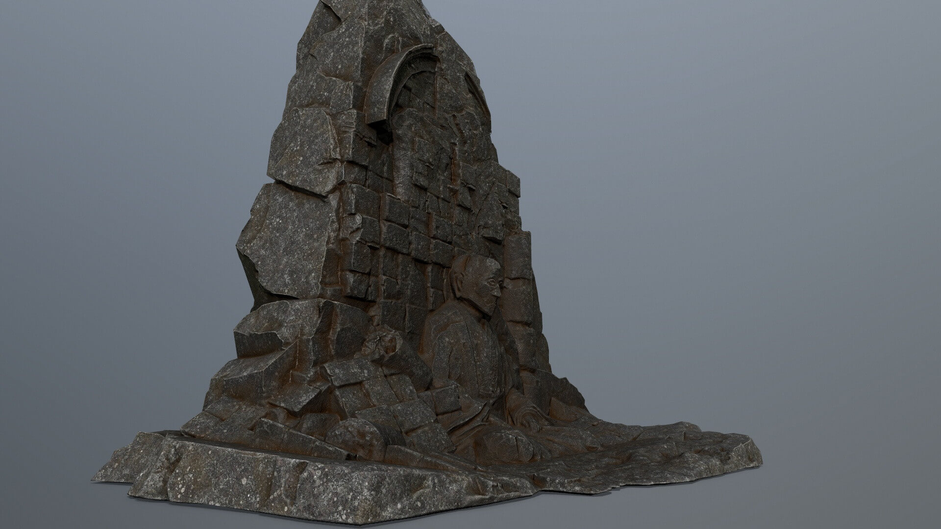 Buddha Rock - 3D Model by Gizem Dilara Tek