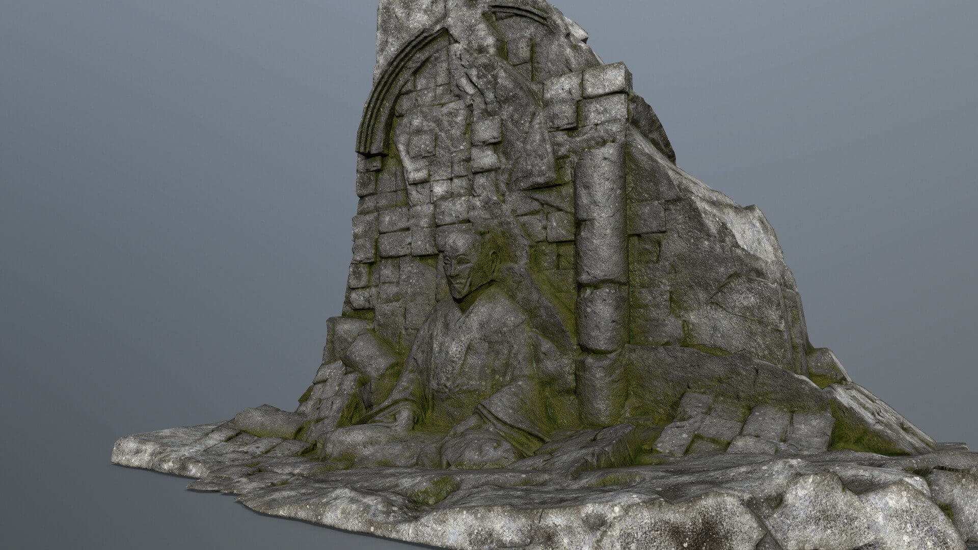 Buddha Rock - 3D Model by Gizem Dilara Tek
