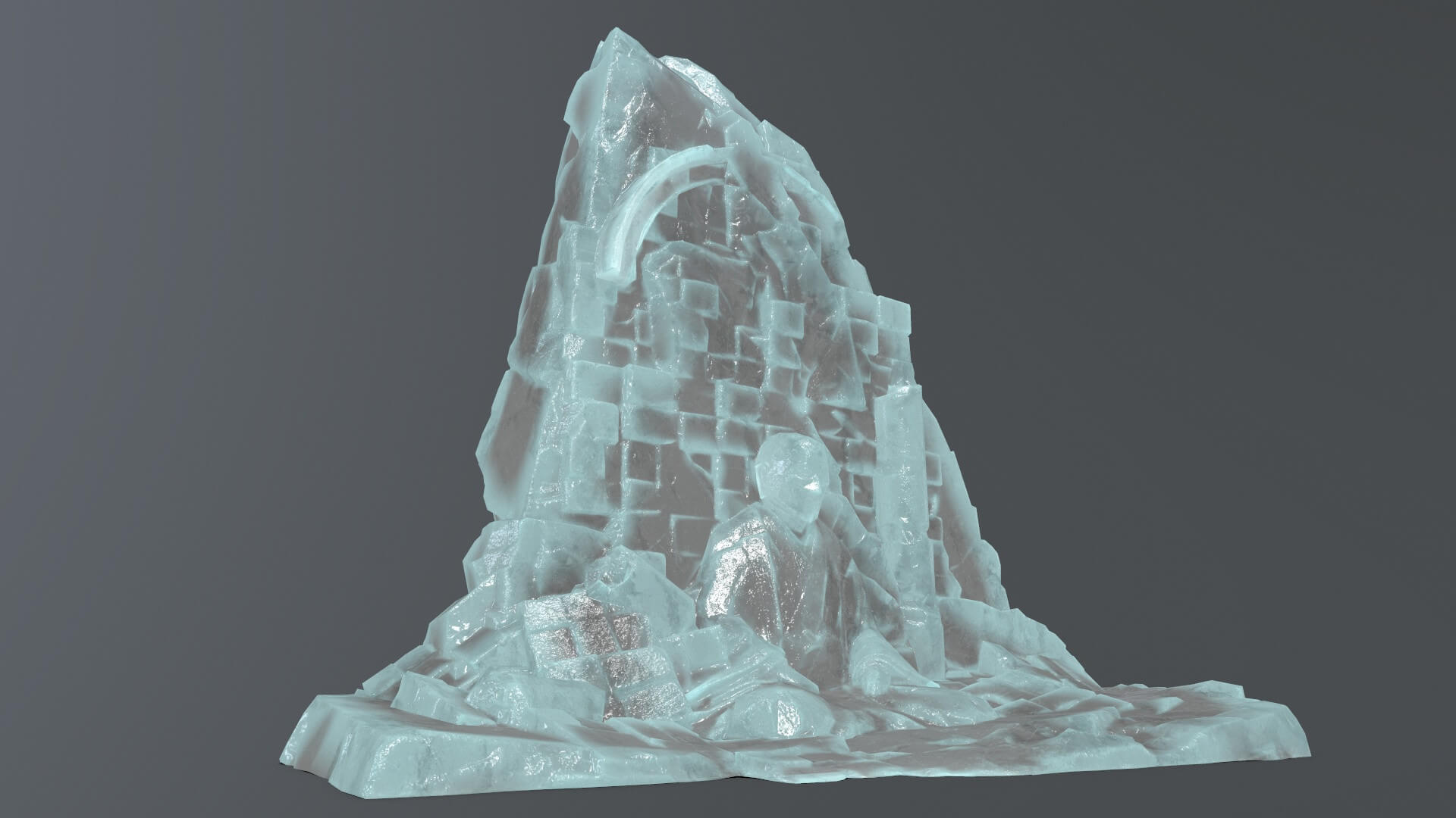 Buddha Rock - 3D Model by Gizem Dilara Tek