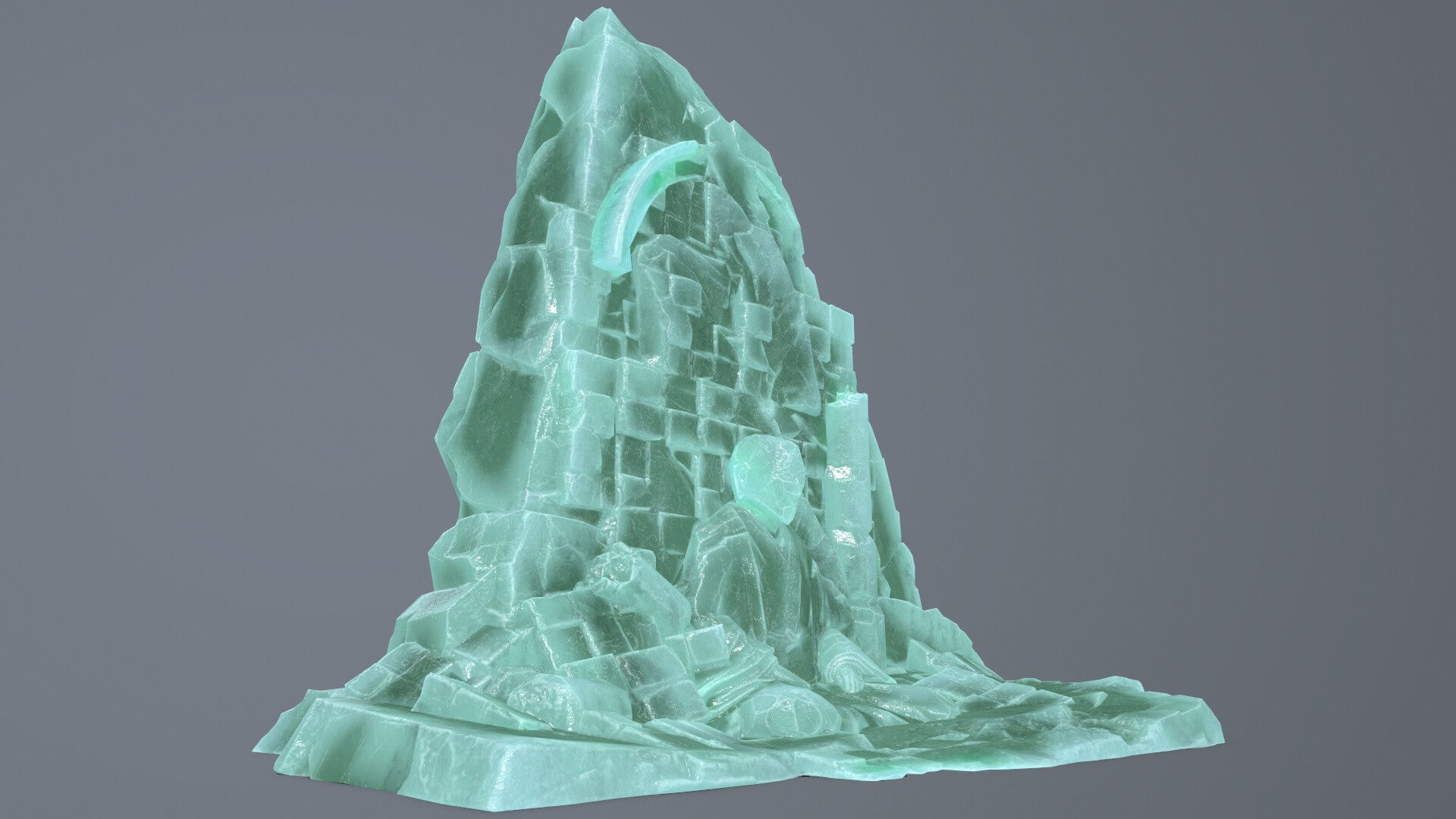 Buddha Rock - 3D Model by Gizem Dilara Tek