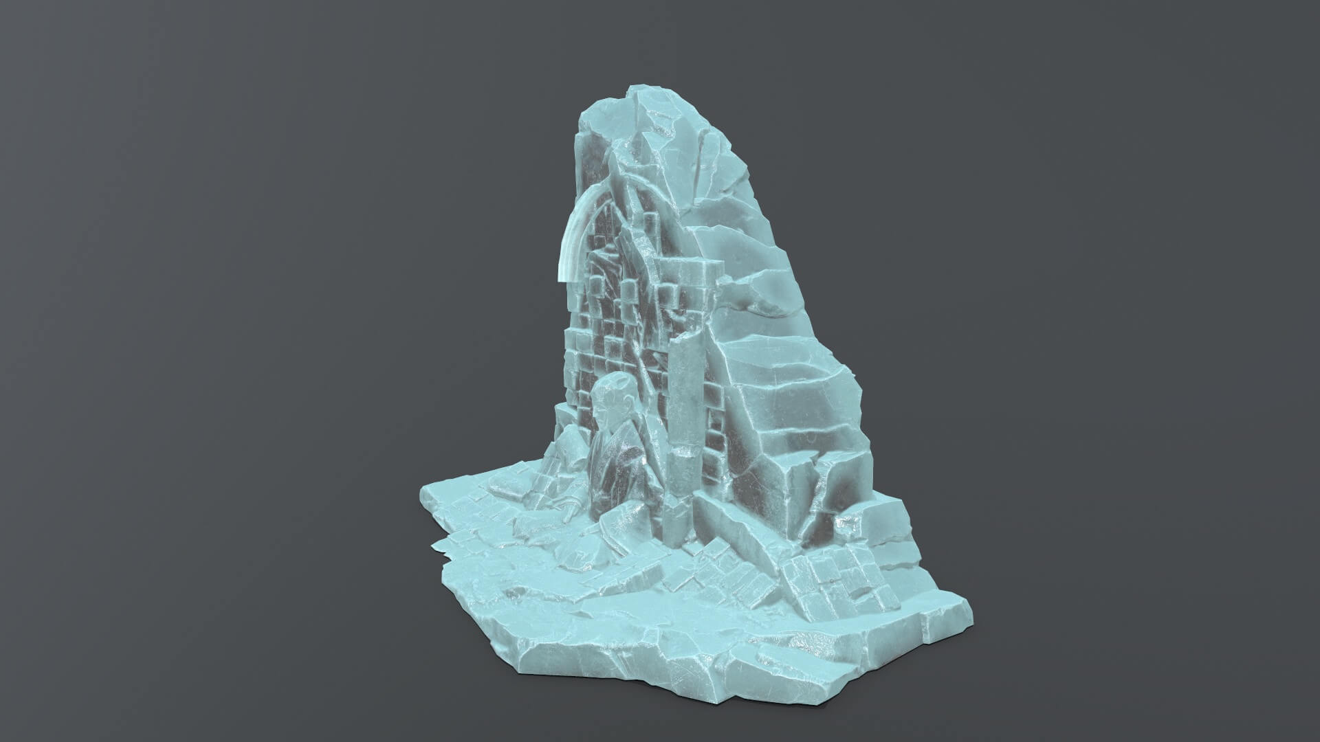 Buddha Rock - 3D Model by Gizem Dilara Tek
