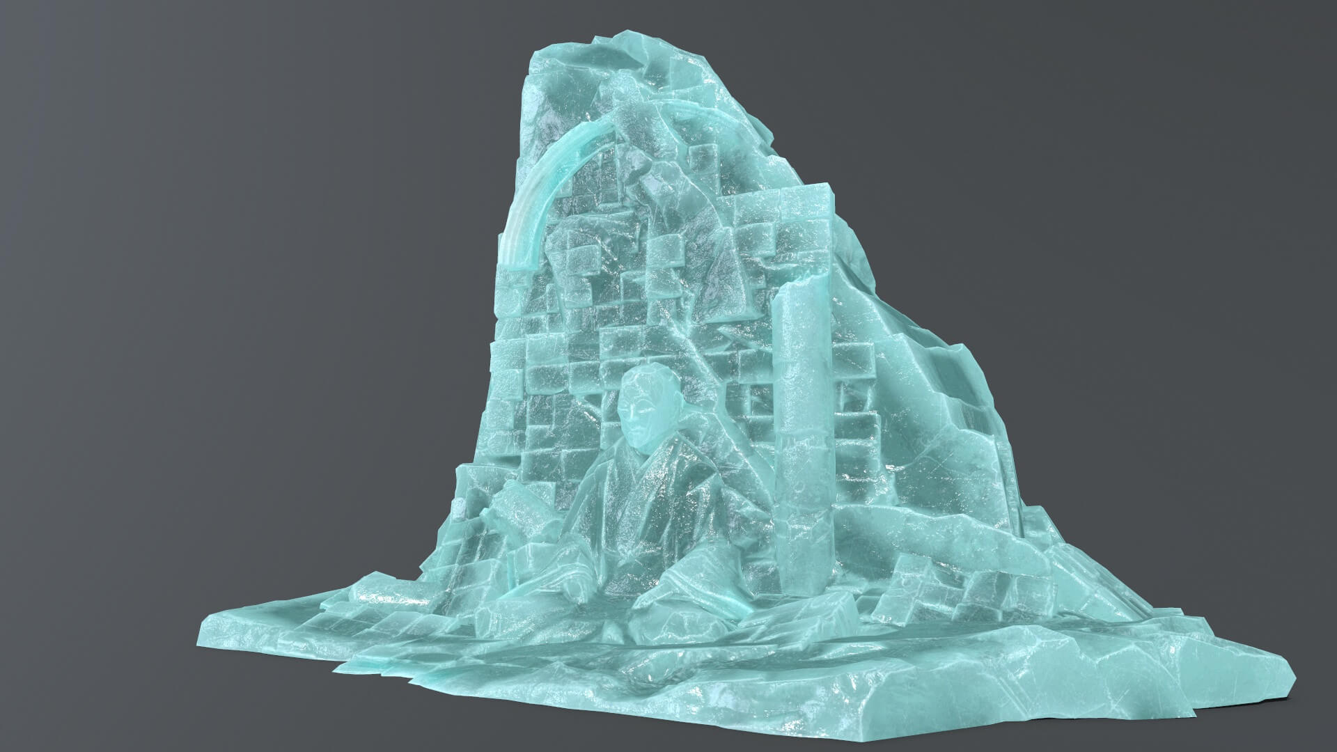 Buddha Rock - 3D Model by Gizem Dilara Tek