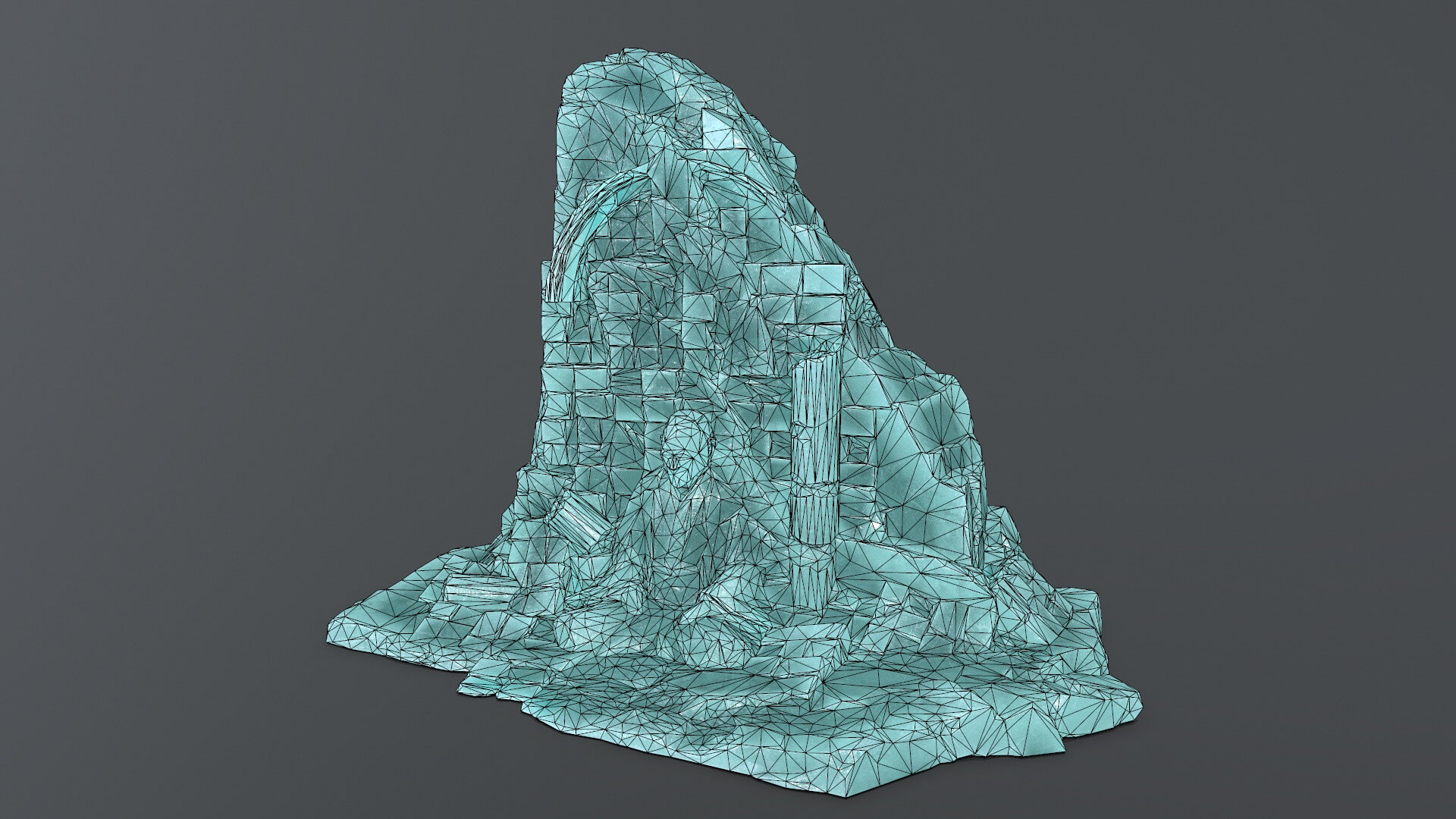 Buddha Rock - 3D Model by Gizem Dilara Tek