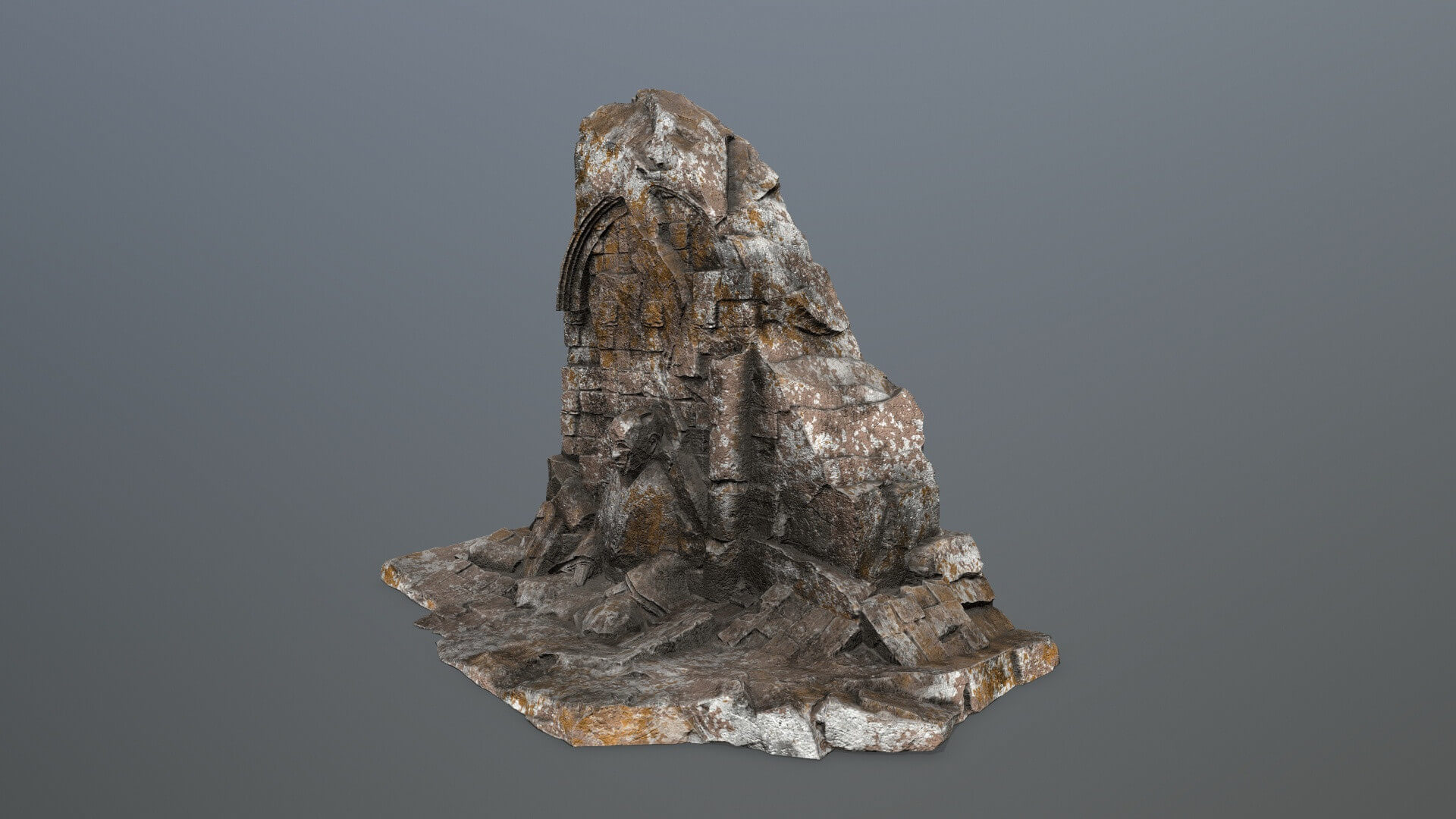 Buddha Rock - 3D Model by Gizem Dilara Tek