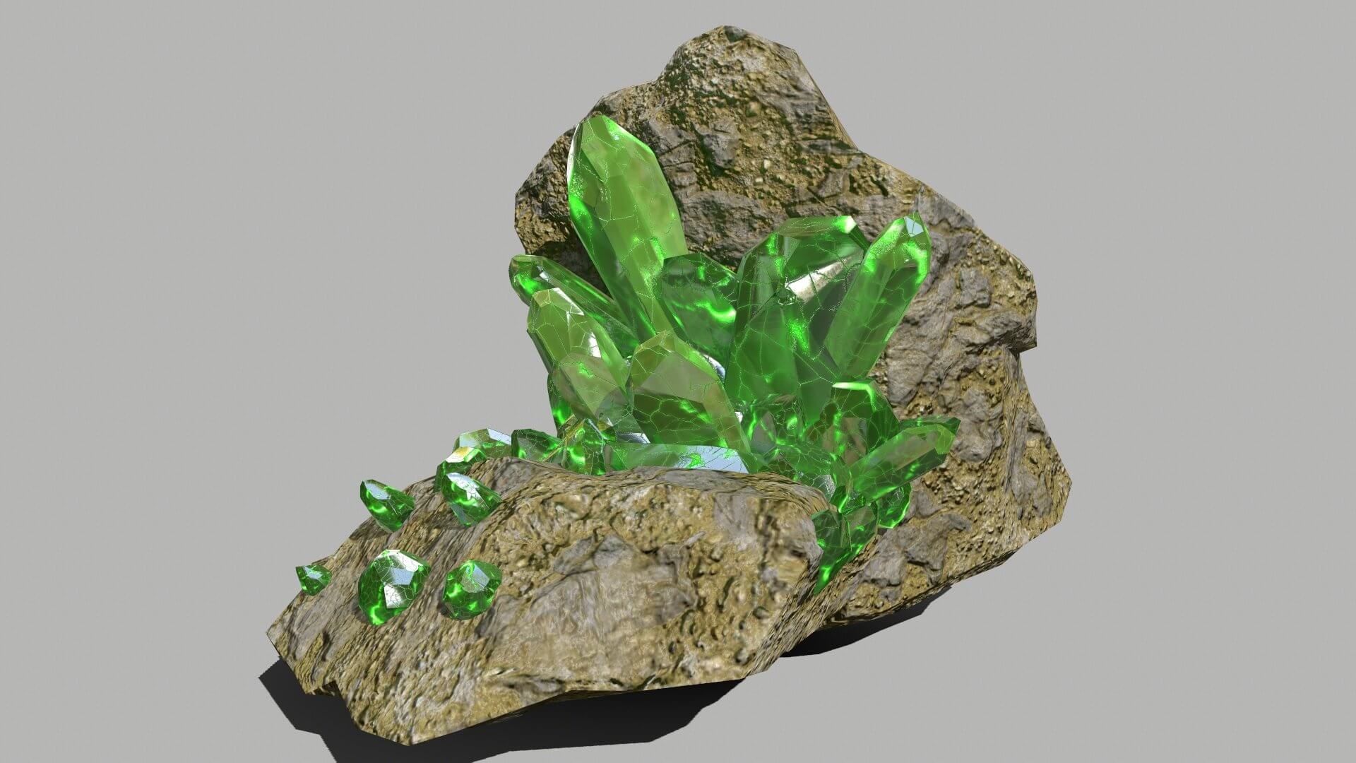 Crystal Set - 3D Model by Gizem Dilara Tek