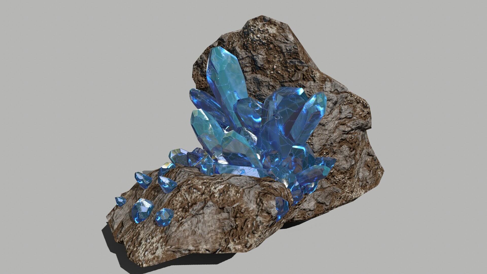 Crystal Set - 3D Model by Gizem Dilara Tek