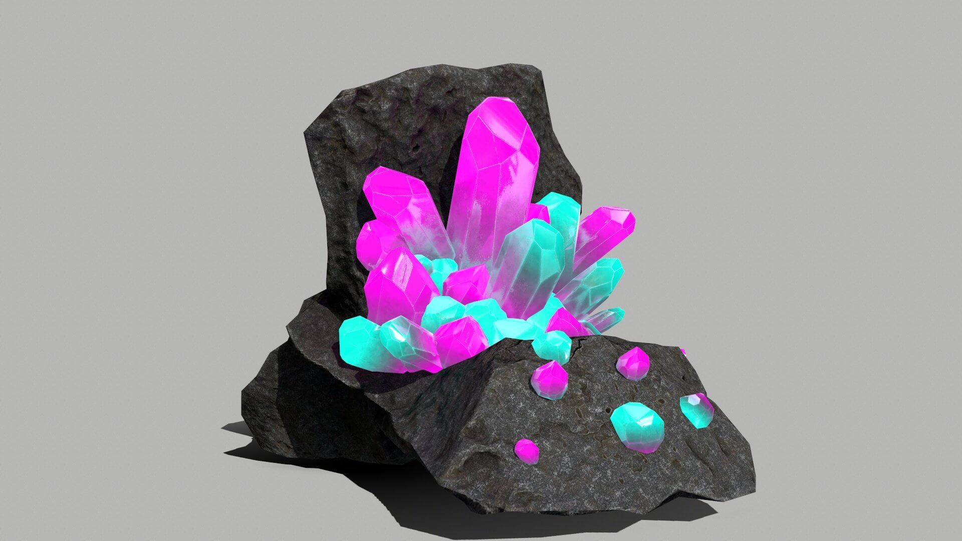 Crystal Set - 3D Model by Gizem Dilara Tek