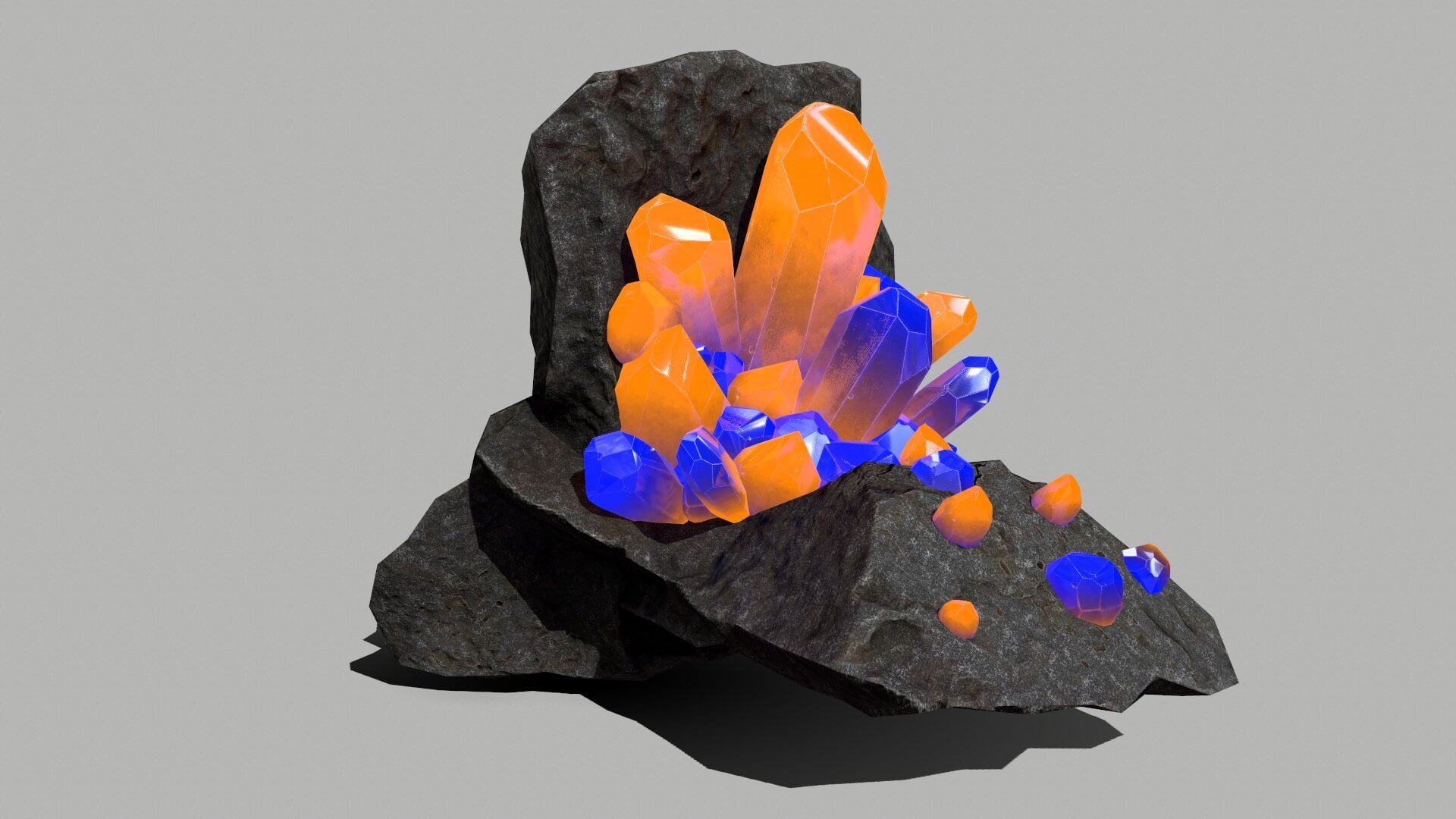 Crystal Set - 3D Model by Gizem Dilara Tek