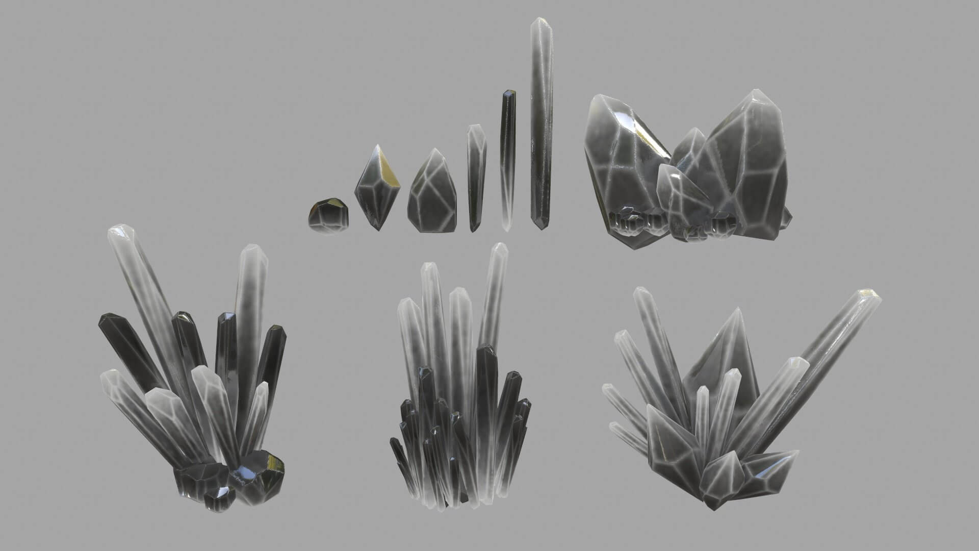 Crystal Set - 3D Model by Gizem Dilara Tek