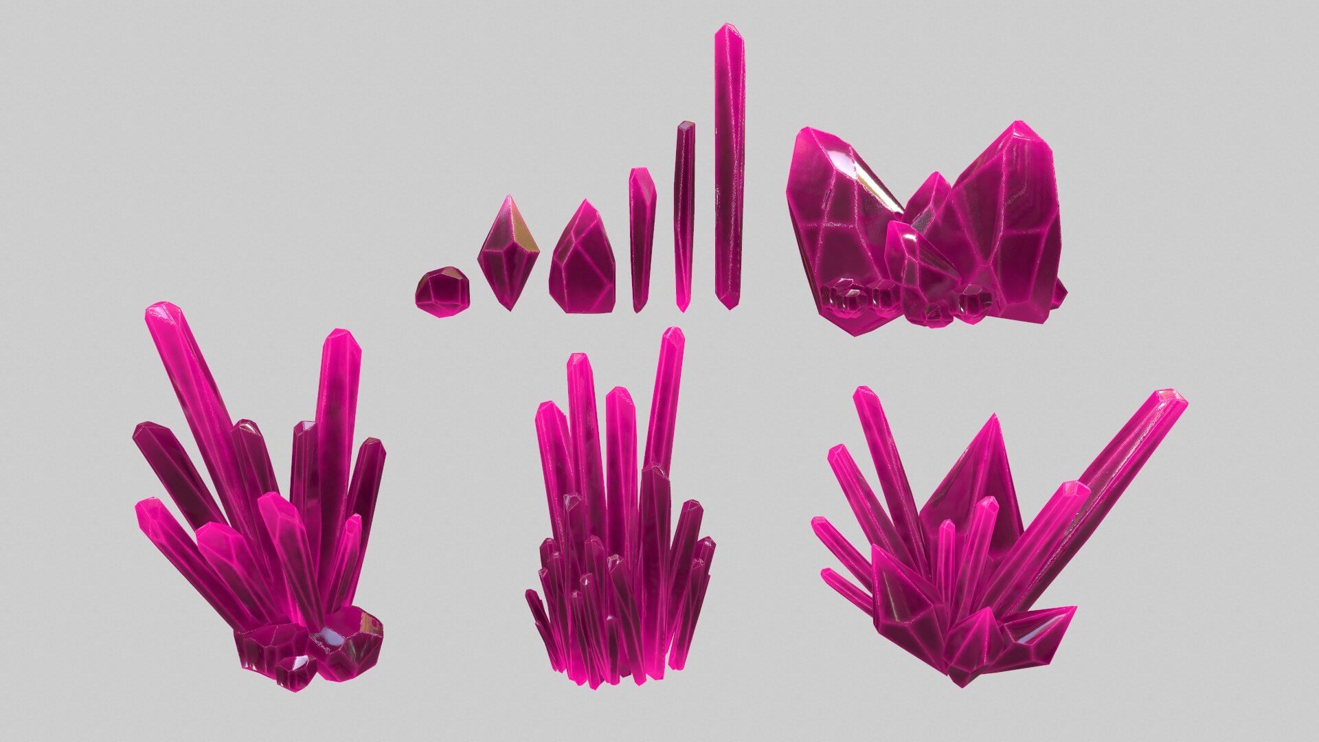 Crystal Set - 3D Model by Gizem Dilara Tek
