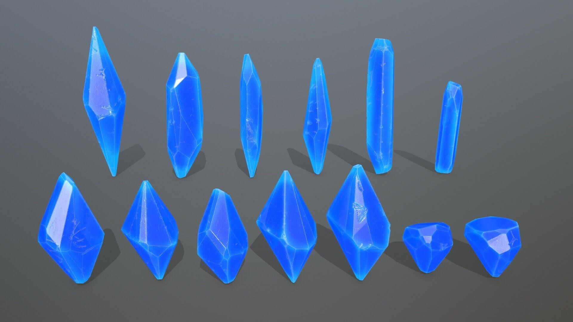 Crystal Set - 3D Model by Gizem Dilara Tek
