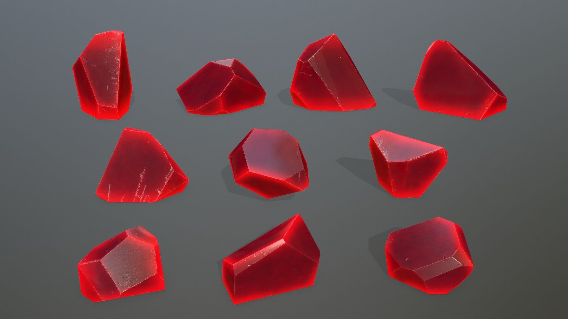 Crystal Set - 3D Model by Gizem Dilara Tek