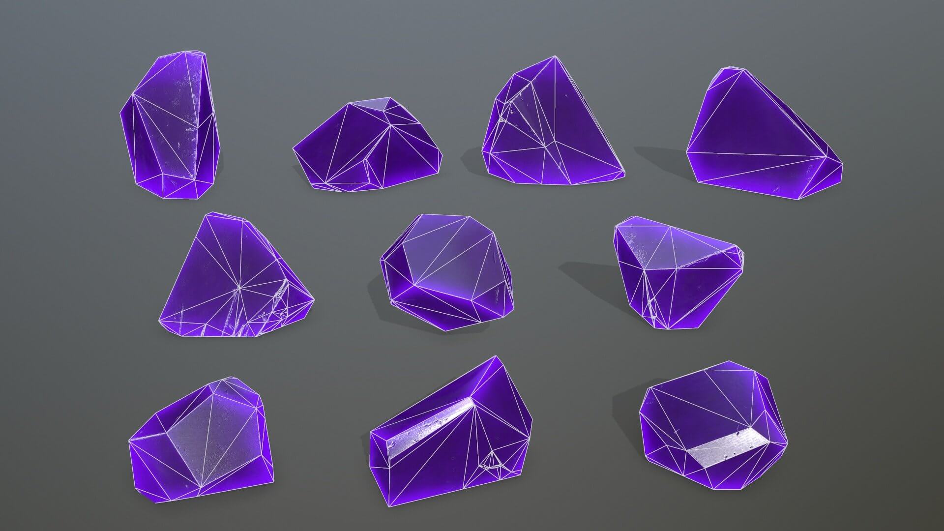 Crystal Set - 3D Model by Gizem Dilara Tek