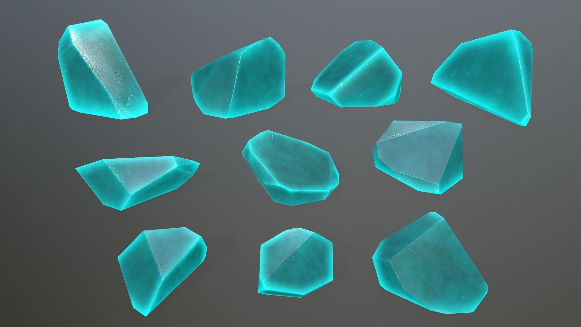 Crystal Set - 3D Model by Gizem Dilara Tek
