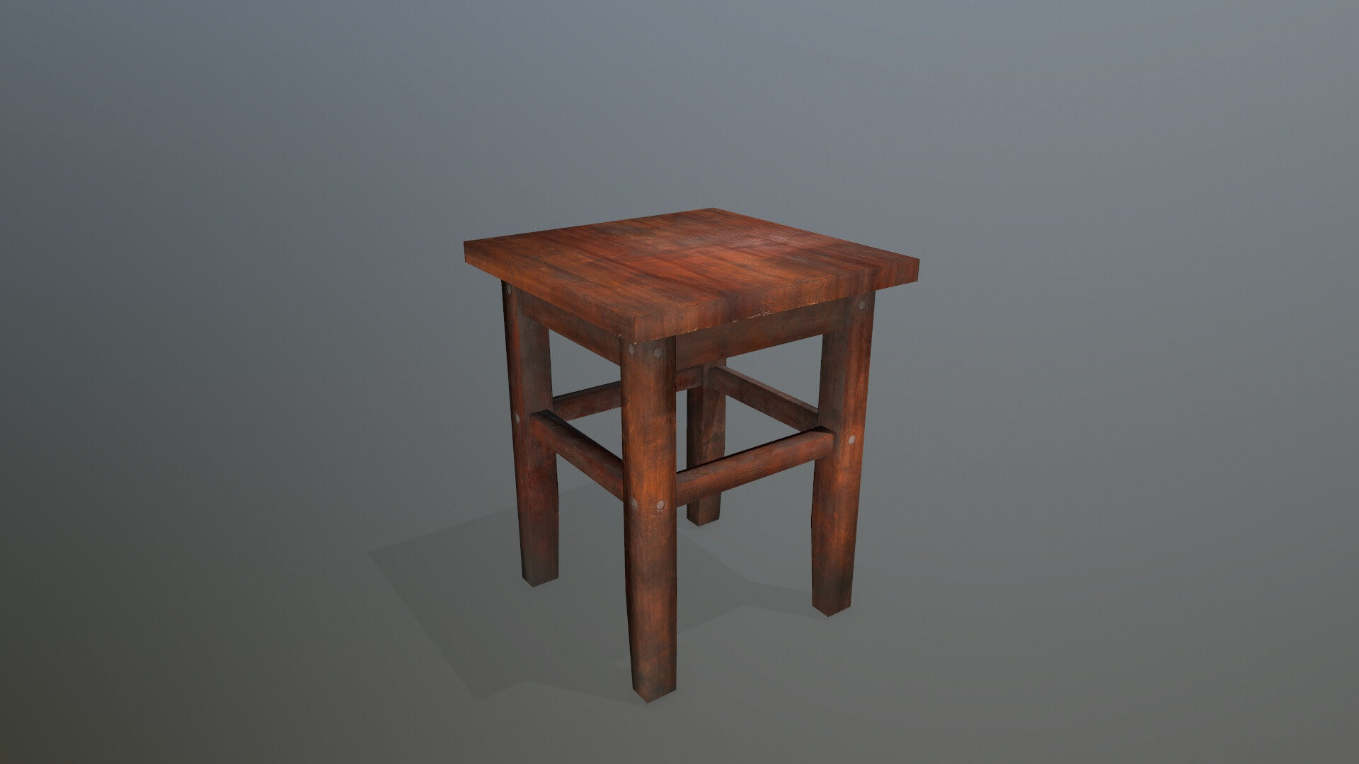 Footstool - 3D Model by Gizem Dilara Tek