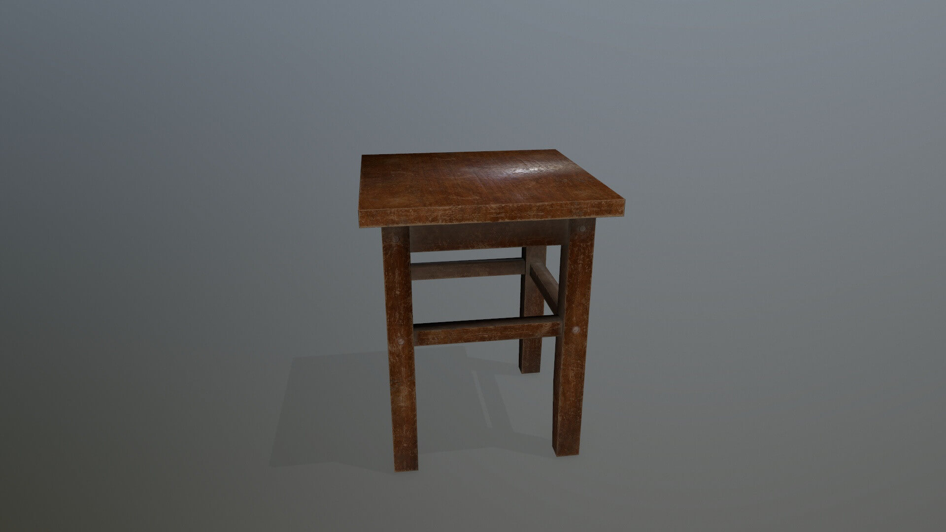 Footstool - 3D Model by Gizem Dilara Tek