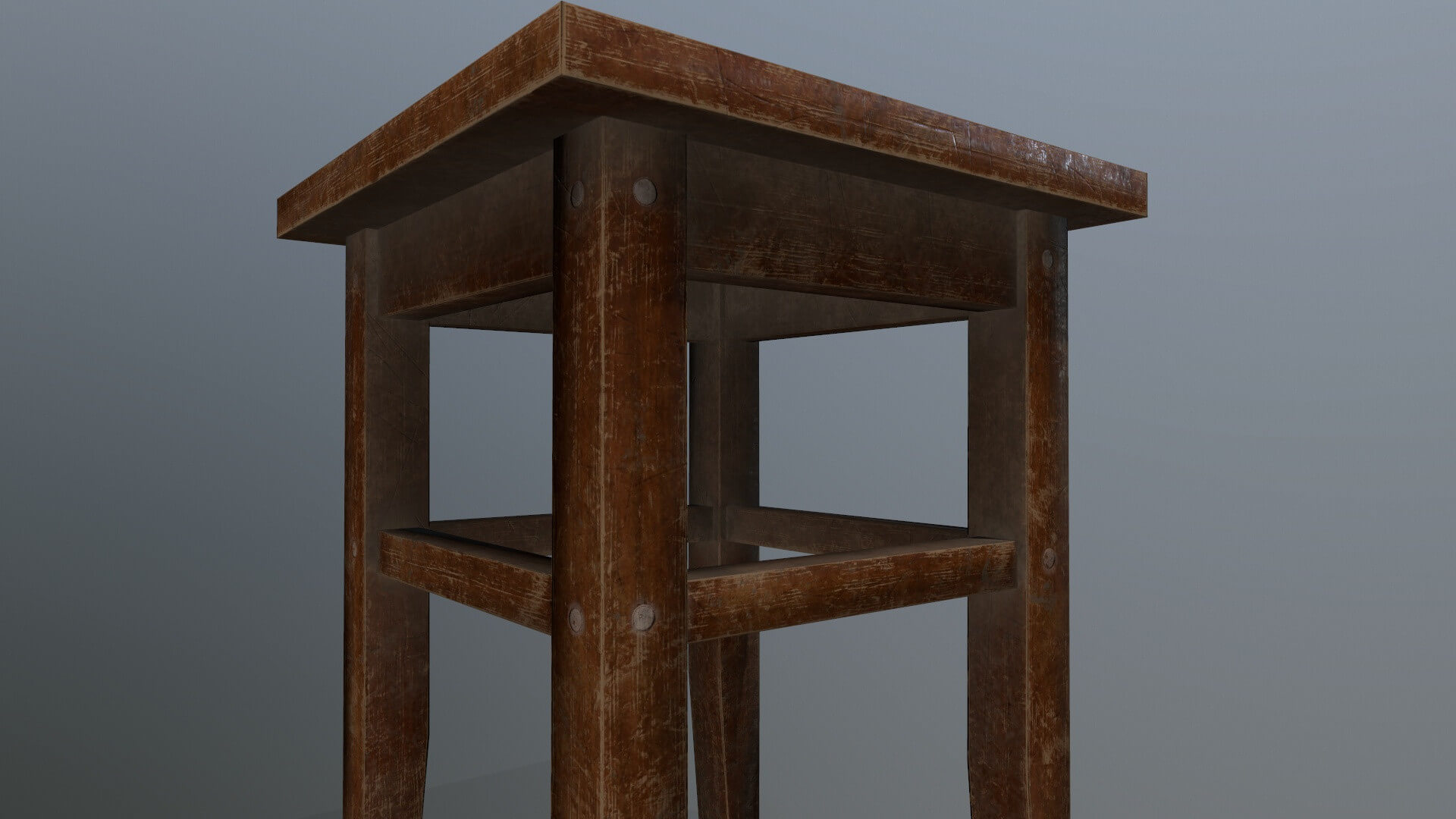 Footstool - 3D Model by Gizem Dilara Tek