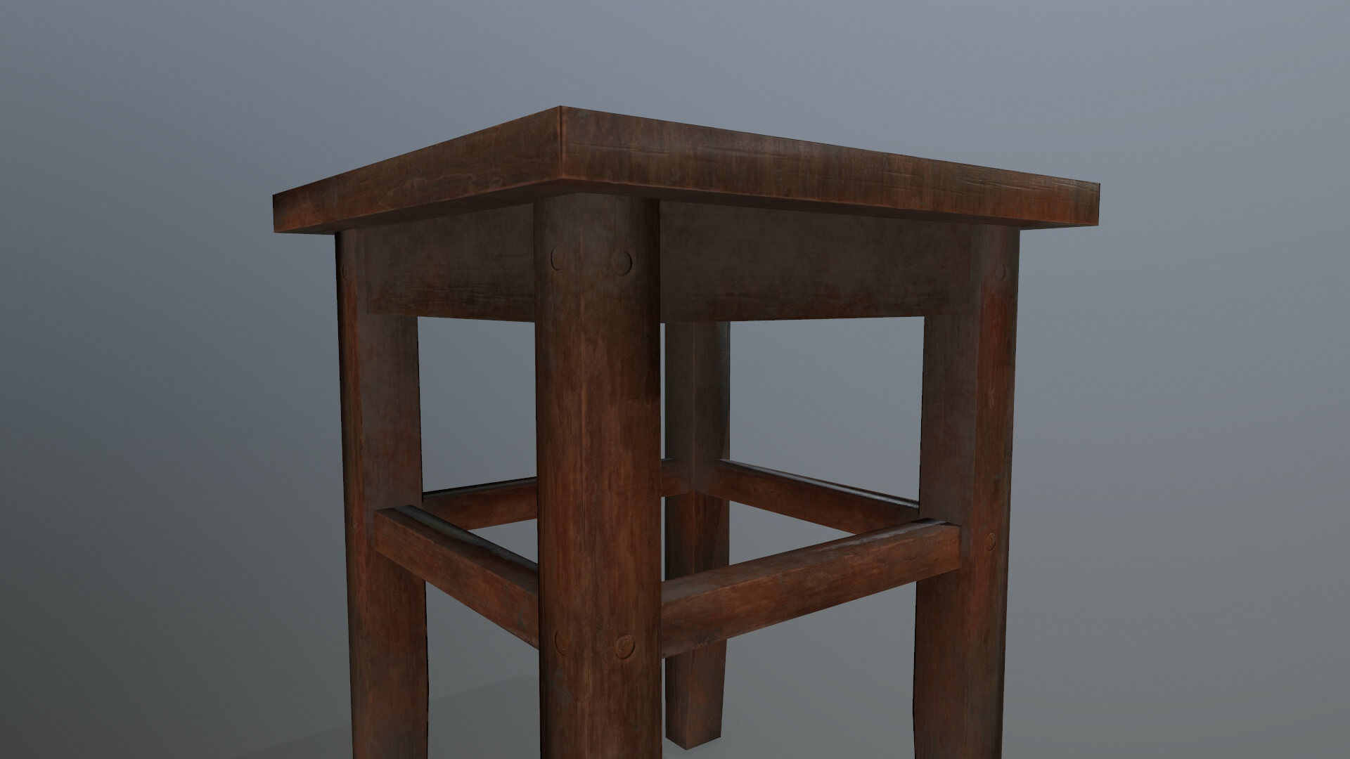 Footstool - 3D Model by Gizem Dilara Tek