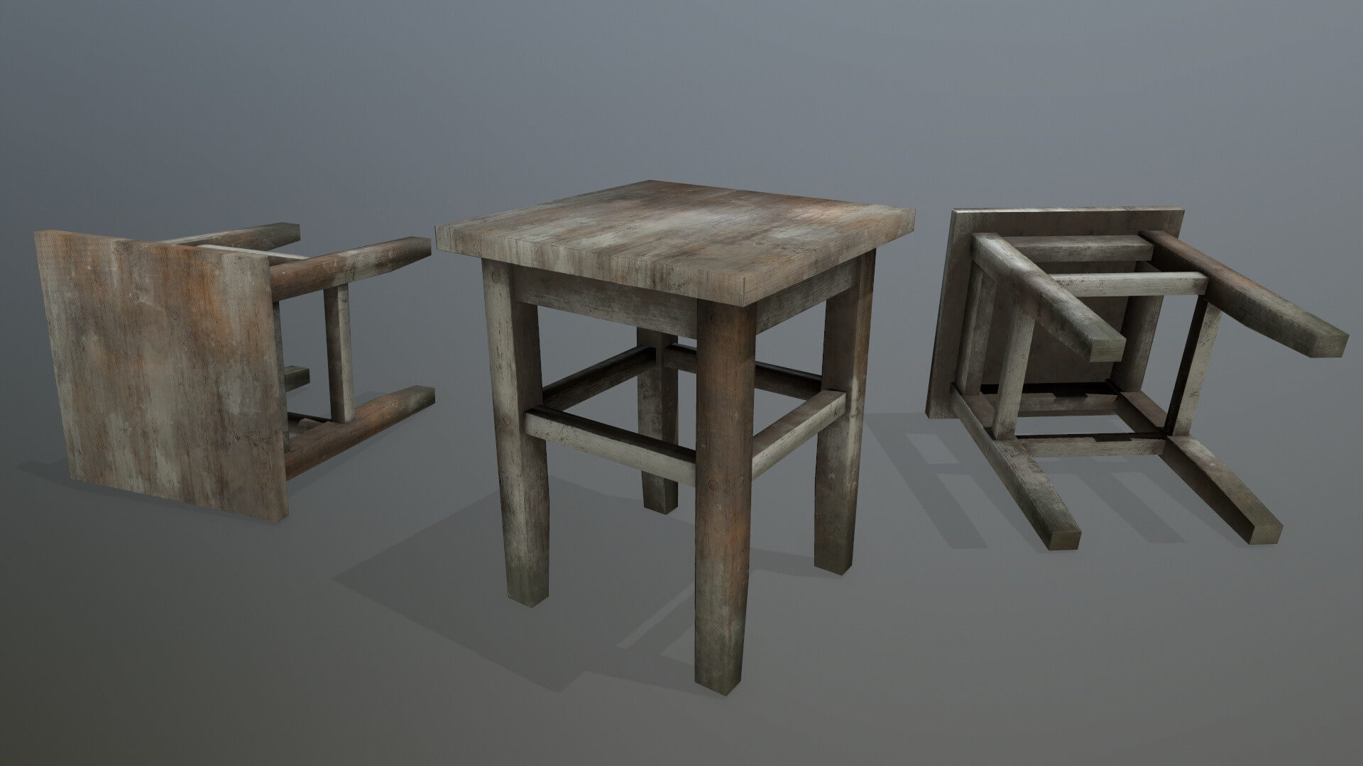 Footstool - 3D Model by Gizem Dilara Tek