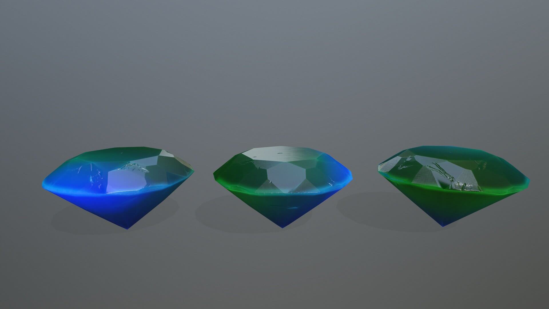 Gem Set - 3D Model by Gizem Dilara Tek