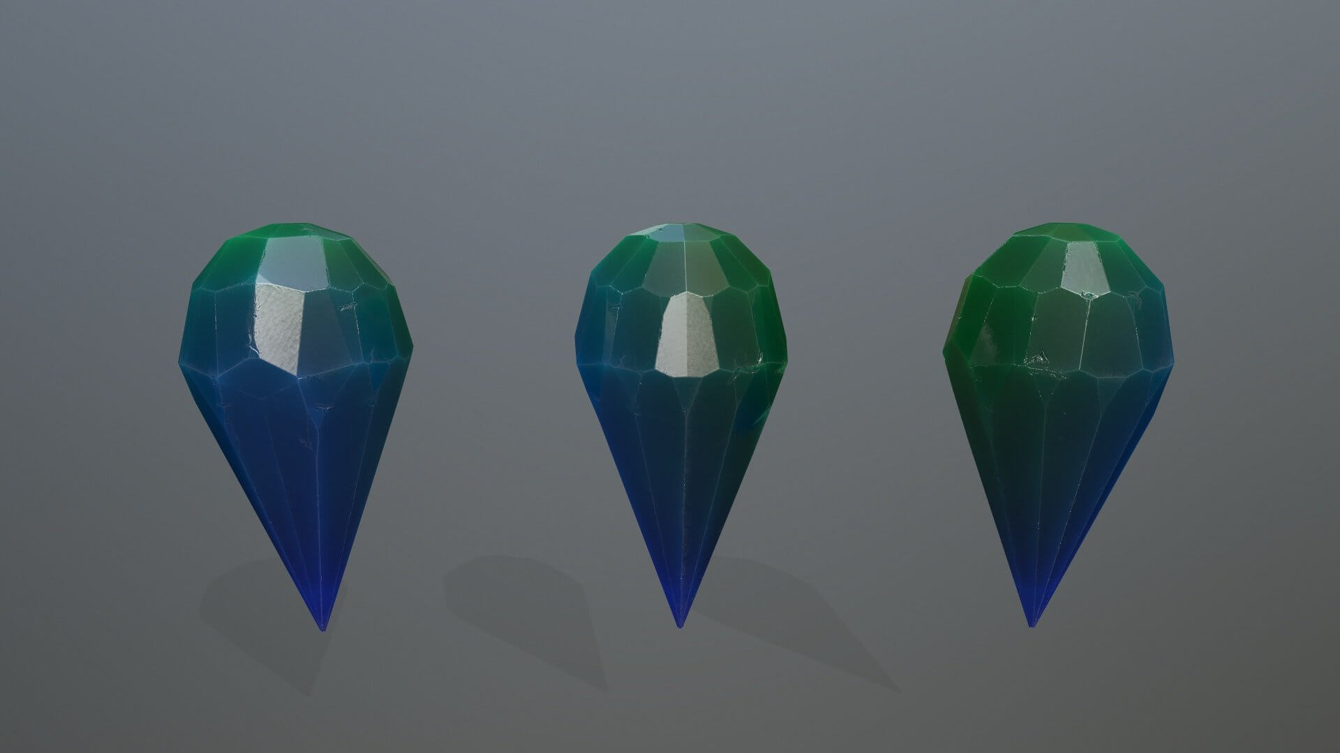 Gem Set - 3D Model by Gizem Dilara Tek