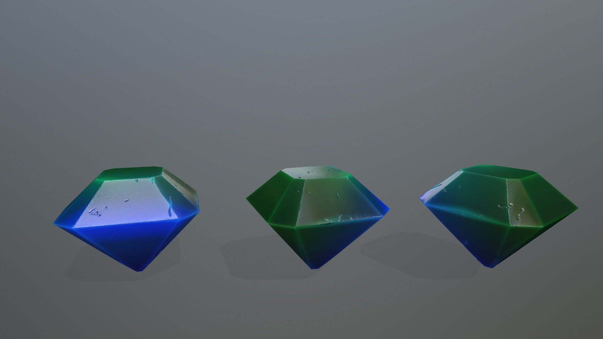 Gem Set - 3D Model by Gizem Dilara Tek