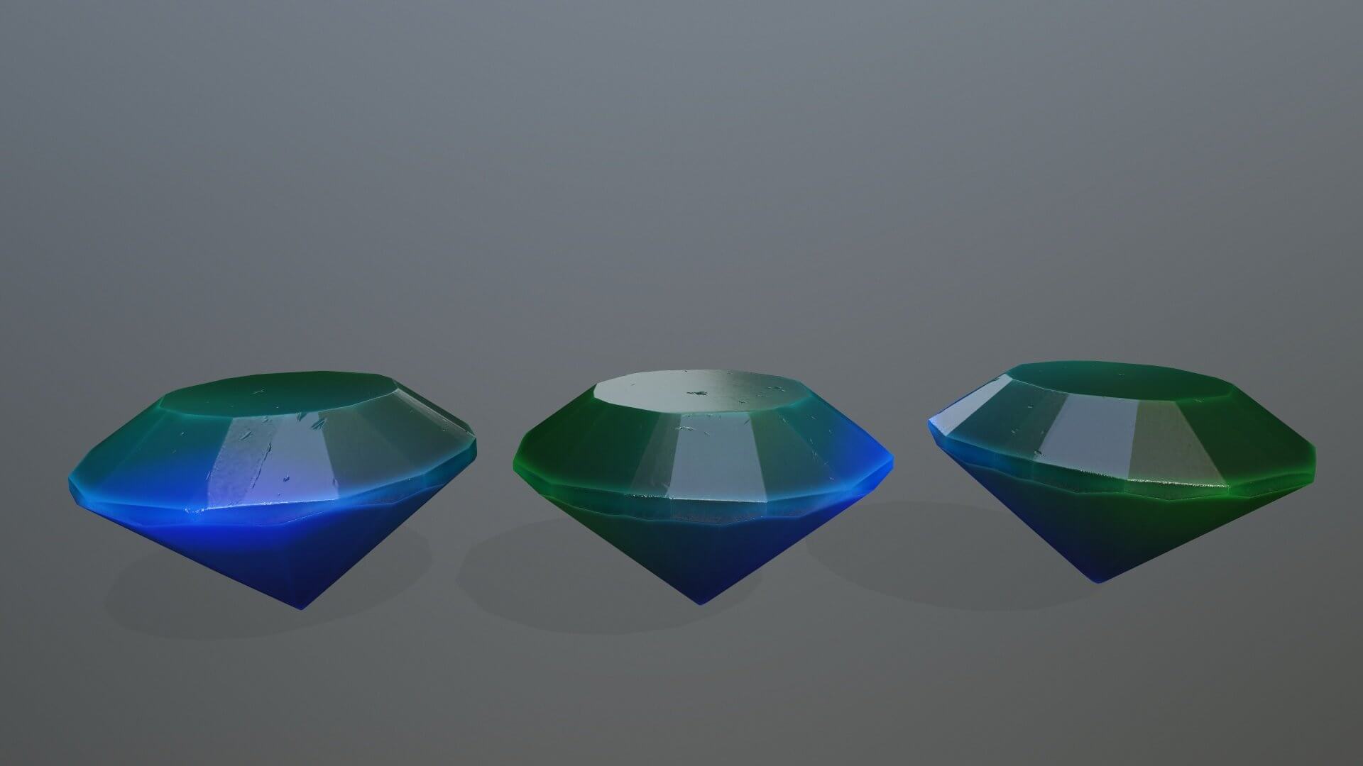 Gem Set - 3D Model by Gizem Dilara Tek