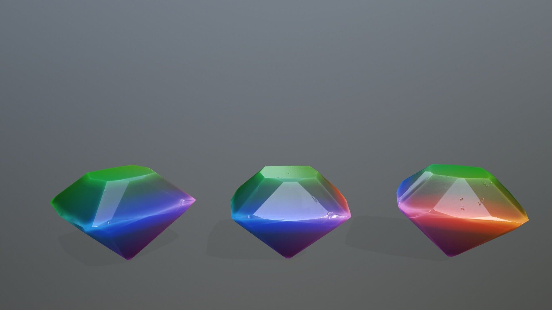 Gem Set - 3D Model by Gizem Dilara Tek