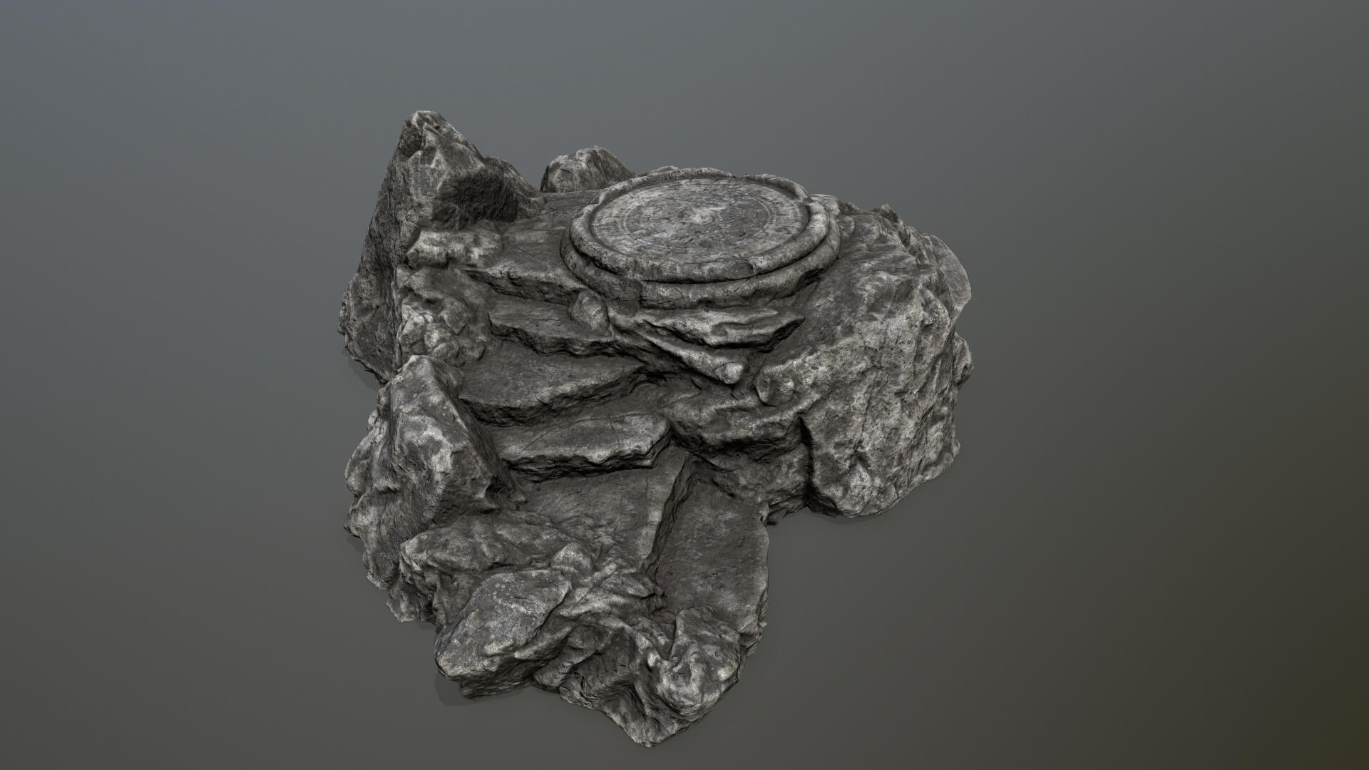 Ladder Ruin 6 - 3D Model by Gizem Dilara Tek