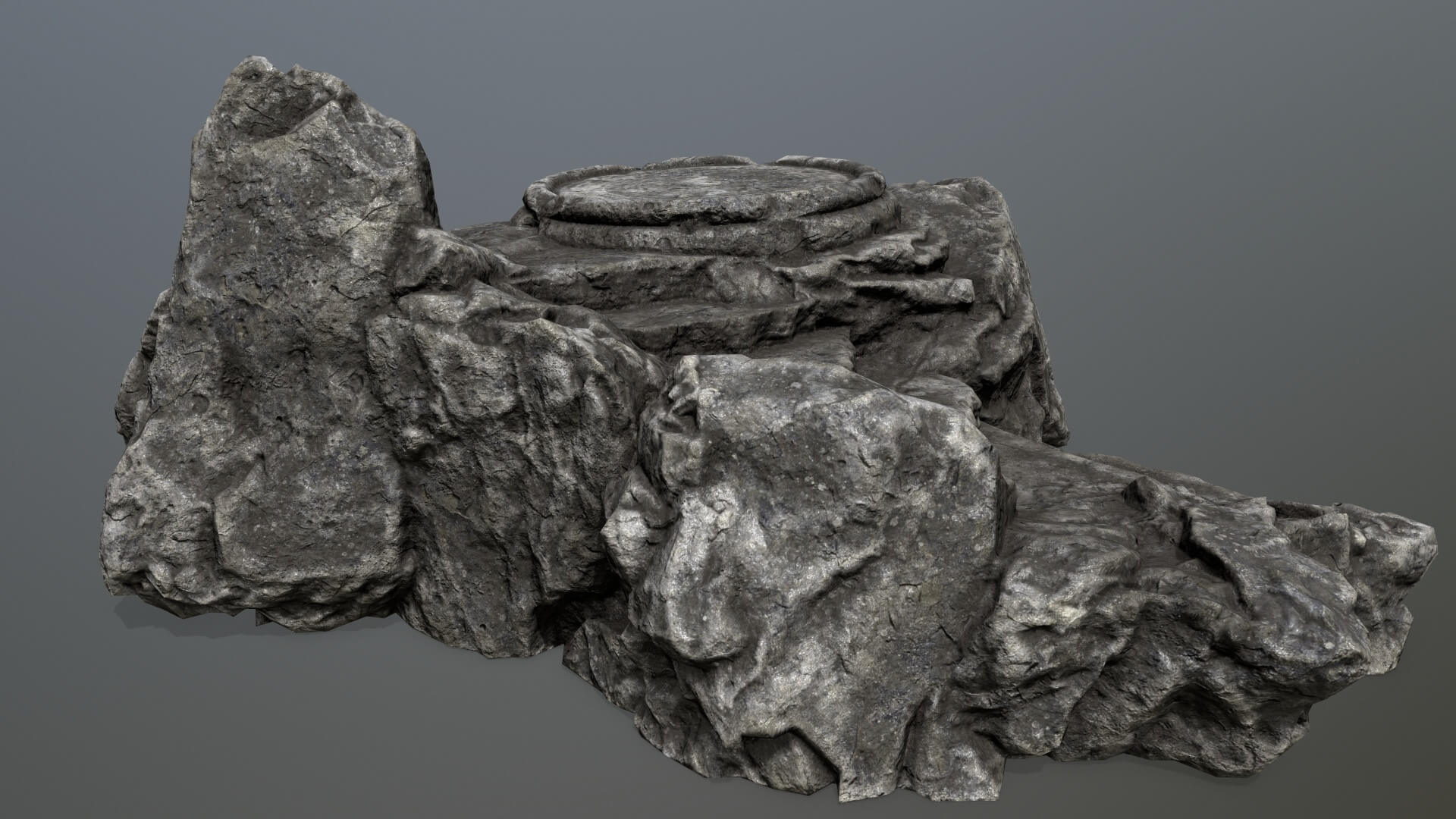Ladder Ruin 6 - 3D Model by Gizem Dilara Tek