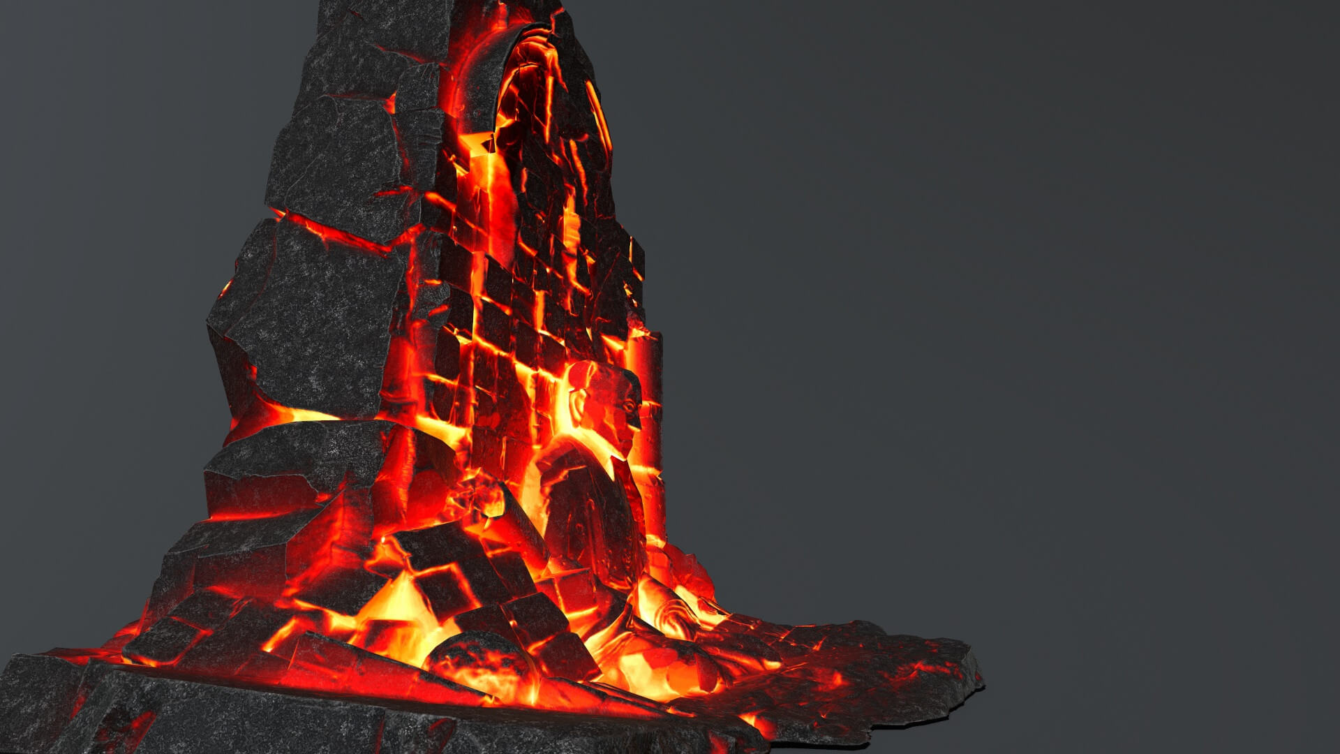 Lava Buddha Rock - 3D Model by Gizem Dilara Tek