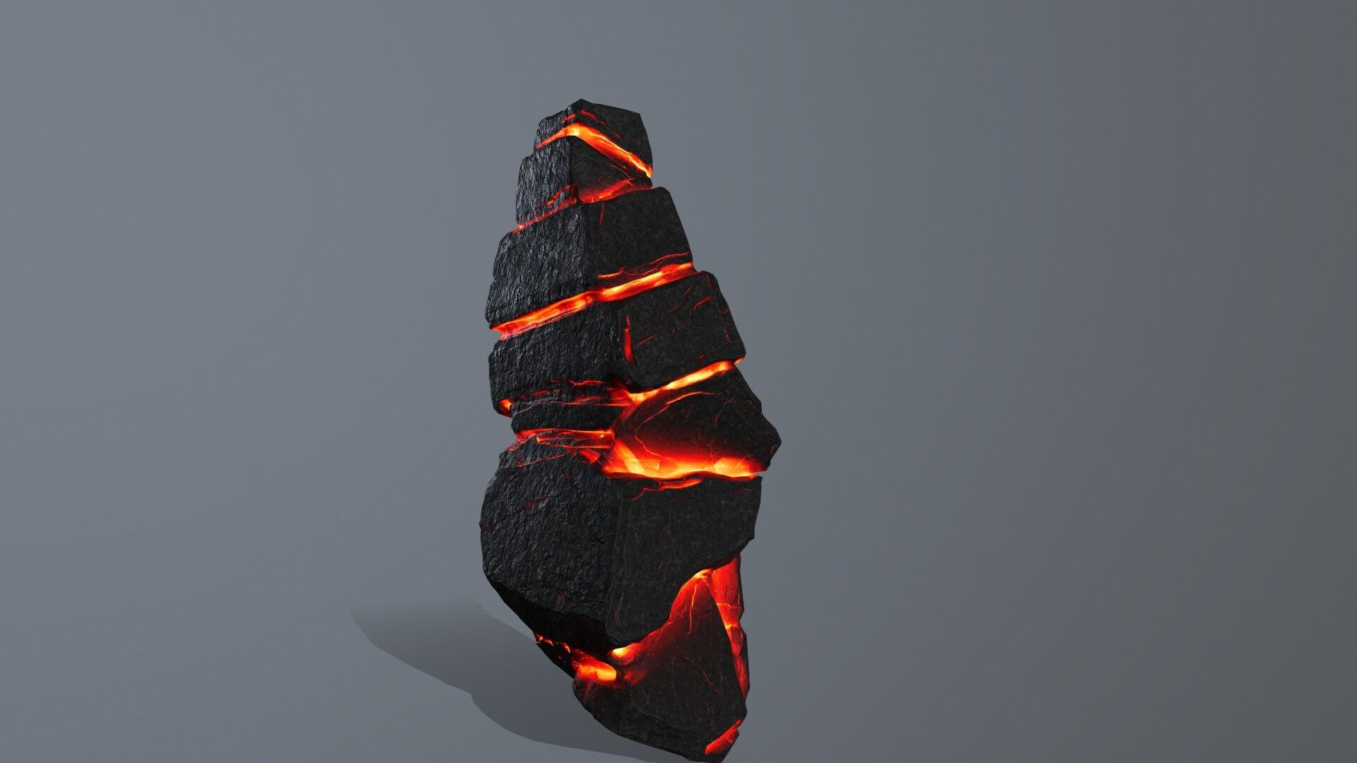 Lava Rock Set - 3D Model by Gizem Dilara Tek