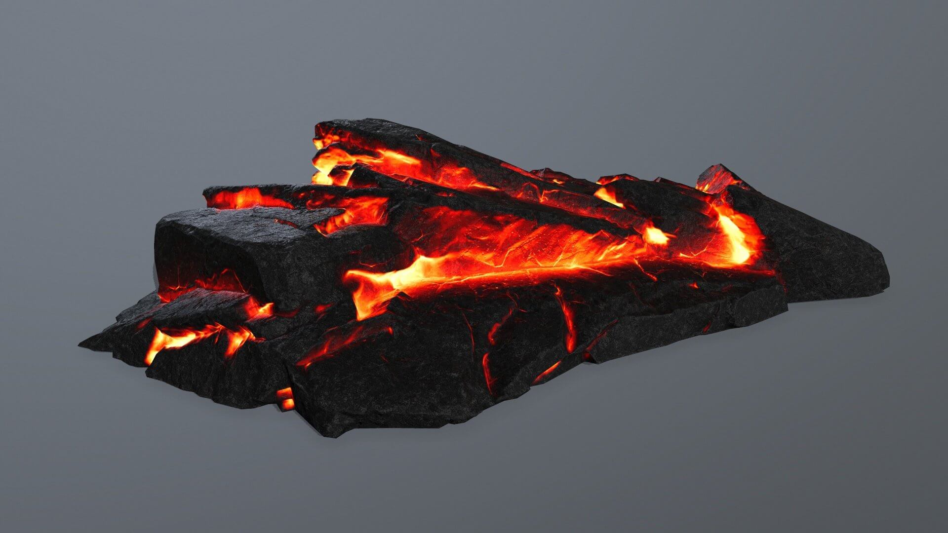 Lava Rock Set - 3D Model by Gizem Dilara Tek