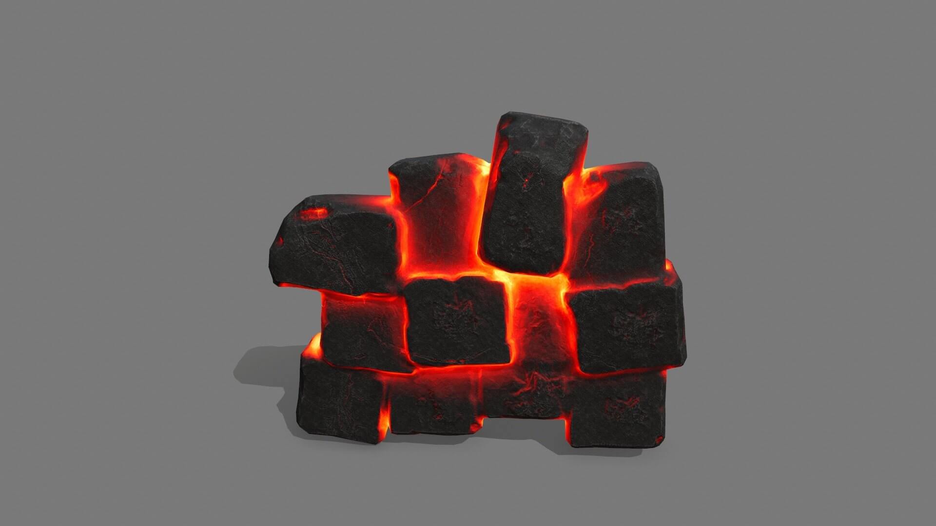 Lava Stone Set - 3D Model by Gizem Dilara Tek