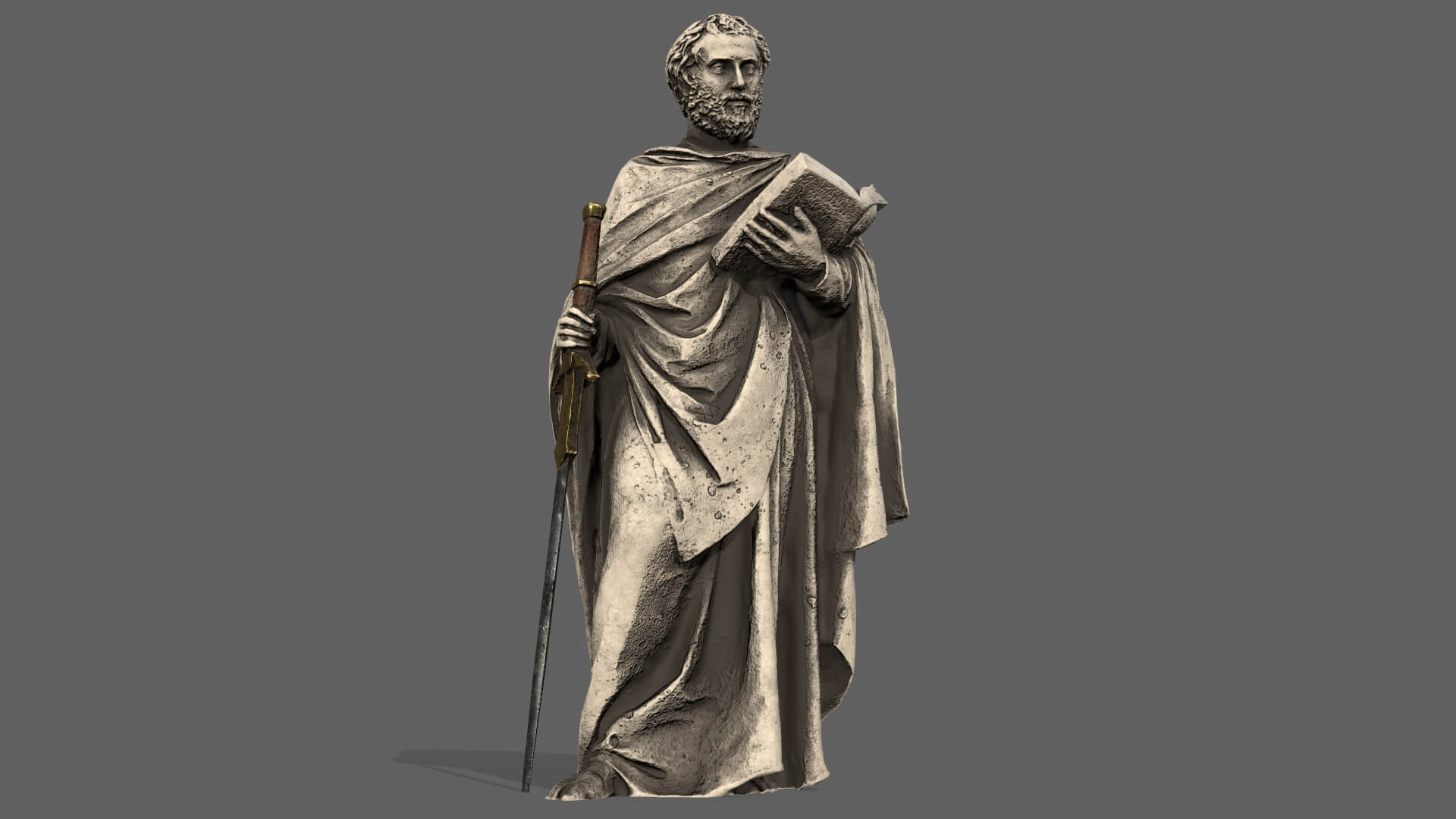 Old Man Statue - 3D Model by Gizem Dilara Tek