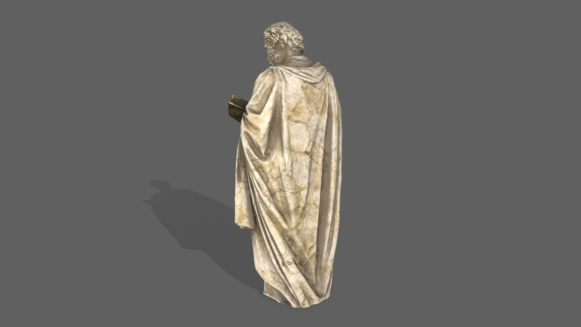 Old Man Statue - 3D Model by Gizem Dilara Tek