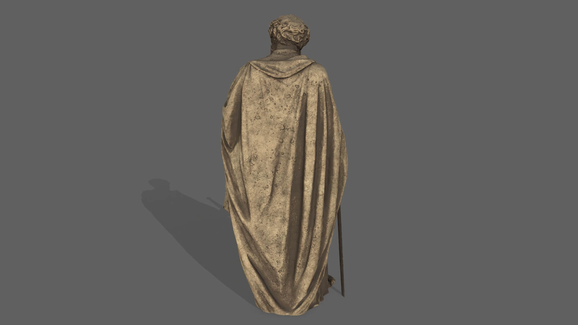 Old Man Statue - 3D Model by Gizem Dilara Tek