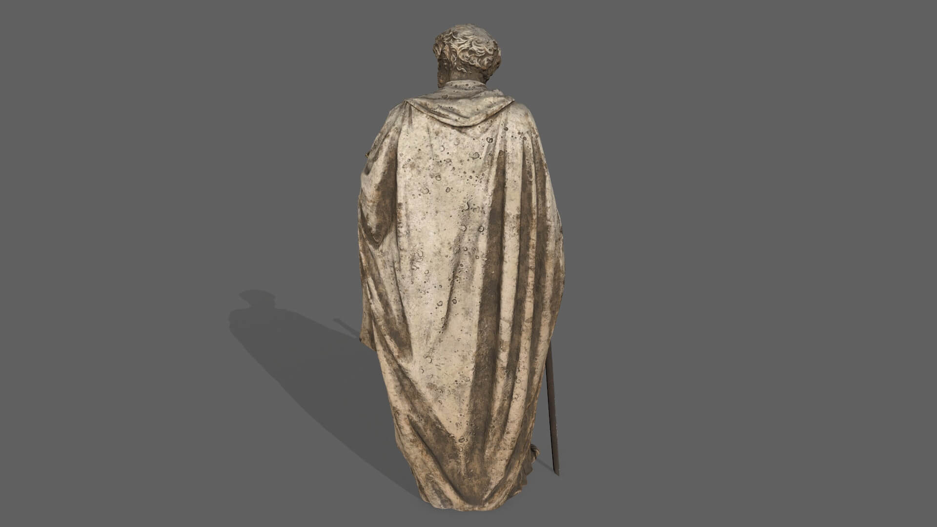 Old Man Statue - 3D Model by Gizem Dilara Tek