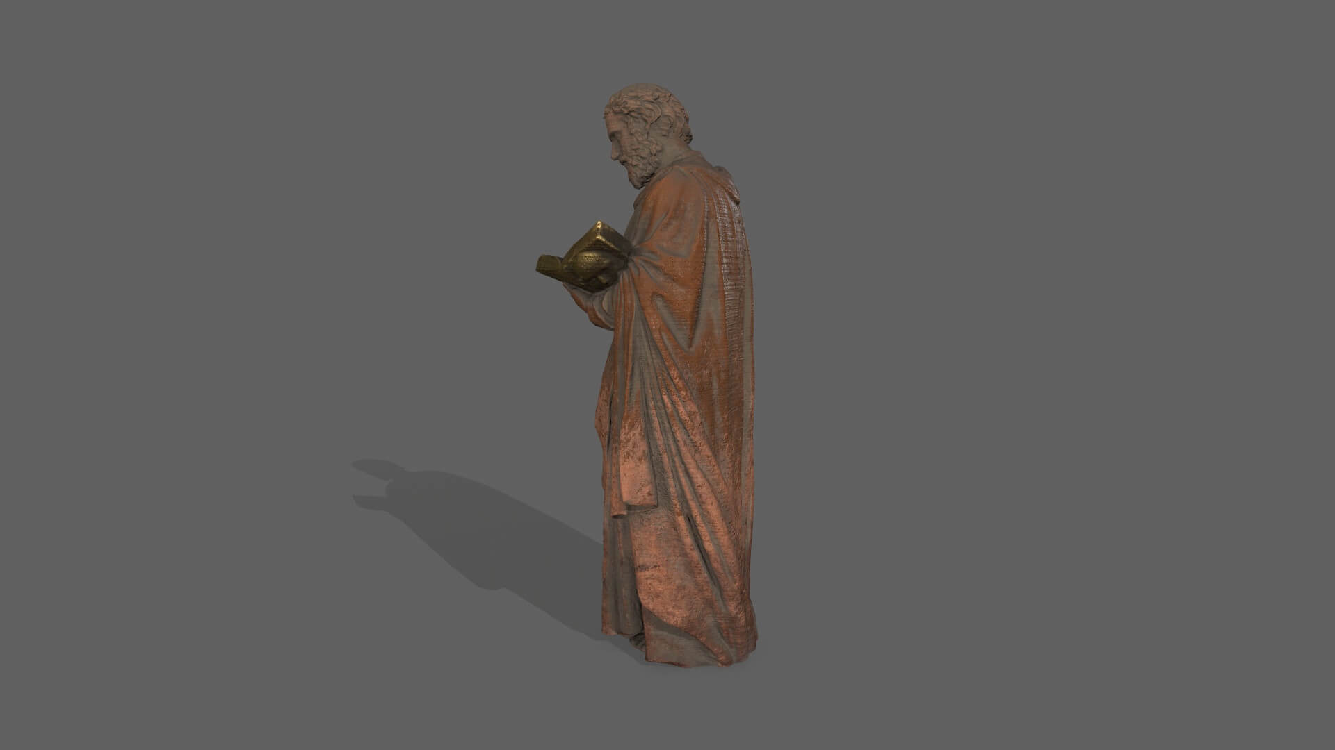 Old Man Statue - 3D Model by Gizem Dilara Tek