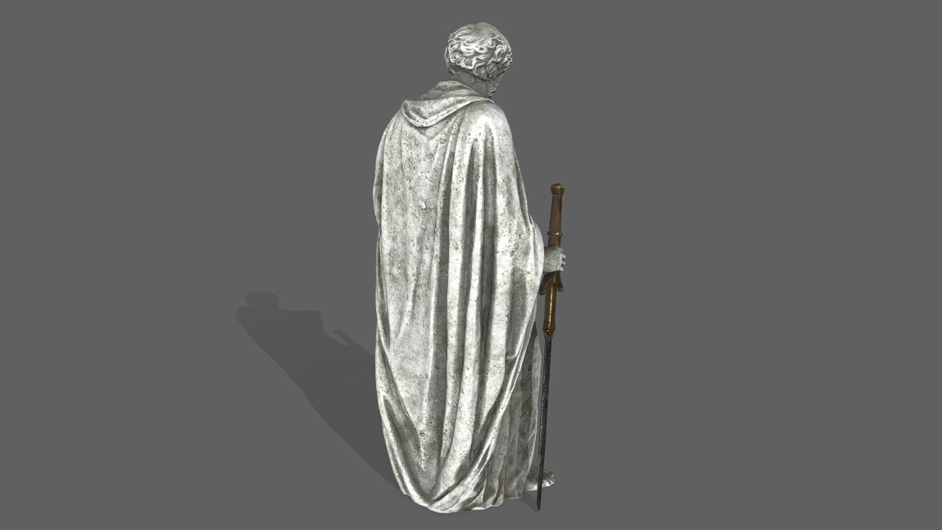 Old Man Statue - 3D Model by Gizem Dilara Tek